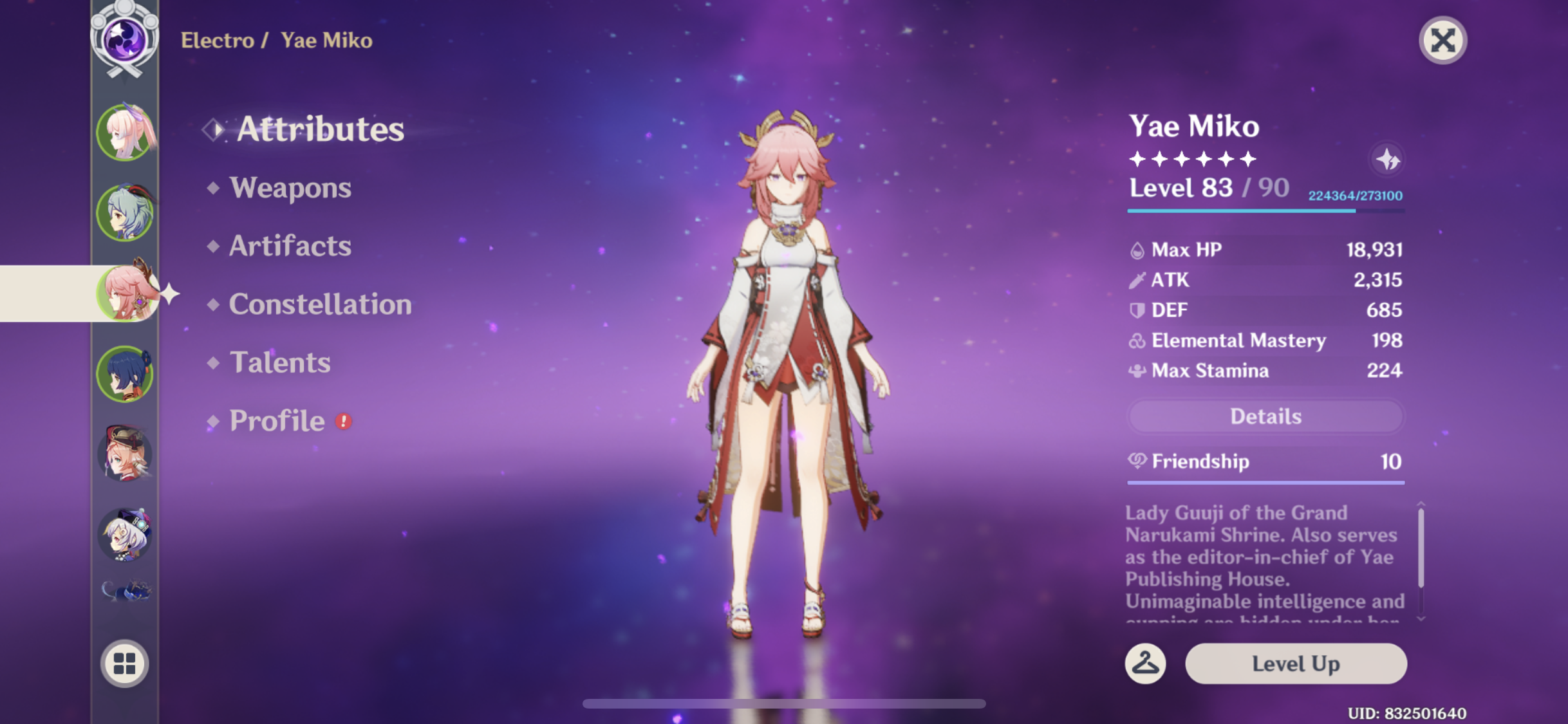 yae Genshin Impact | HoYoLAB