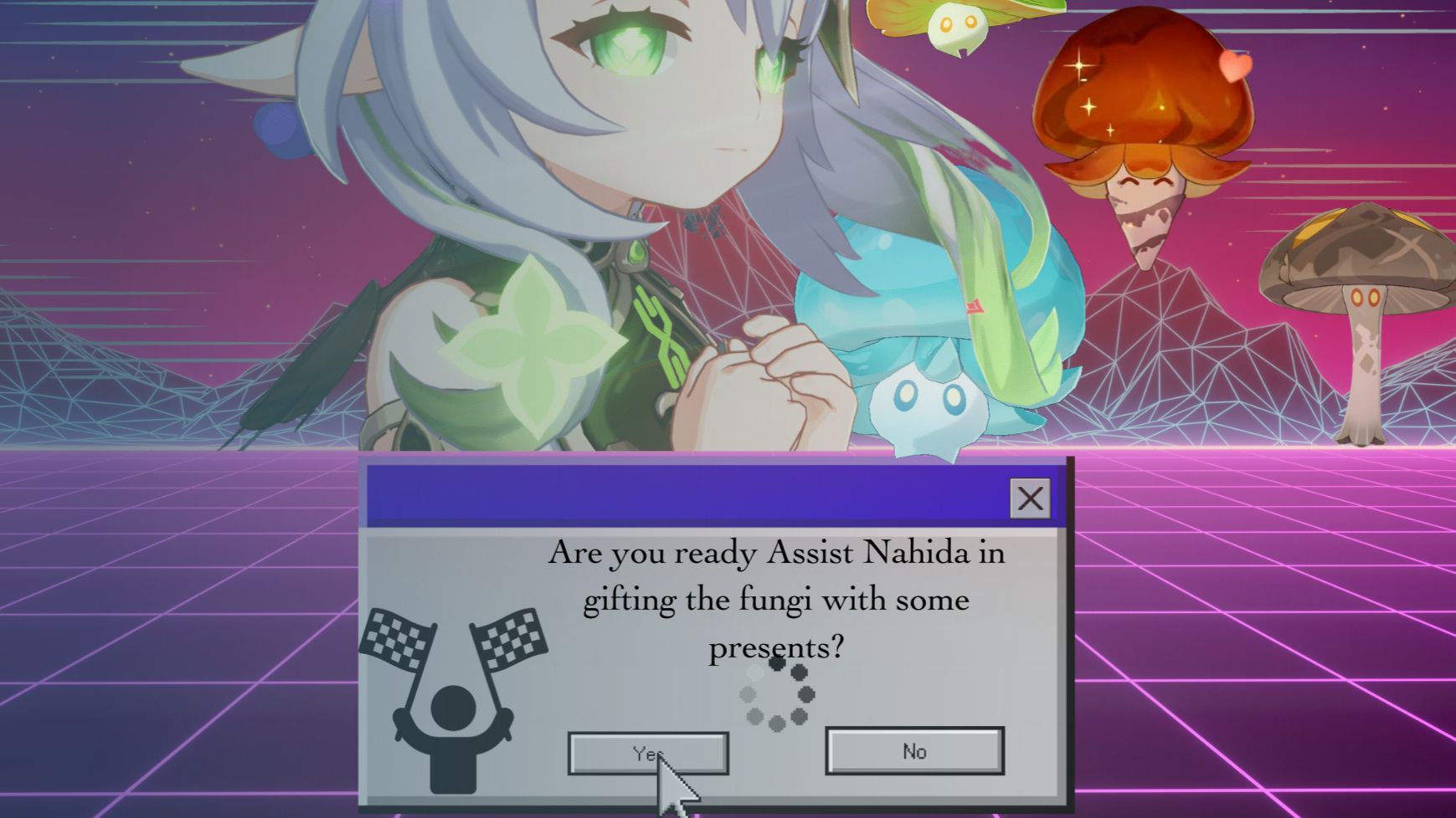 (Mini Games) Assist Nahida in gifting the fungi with some stunning ...