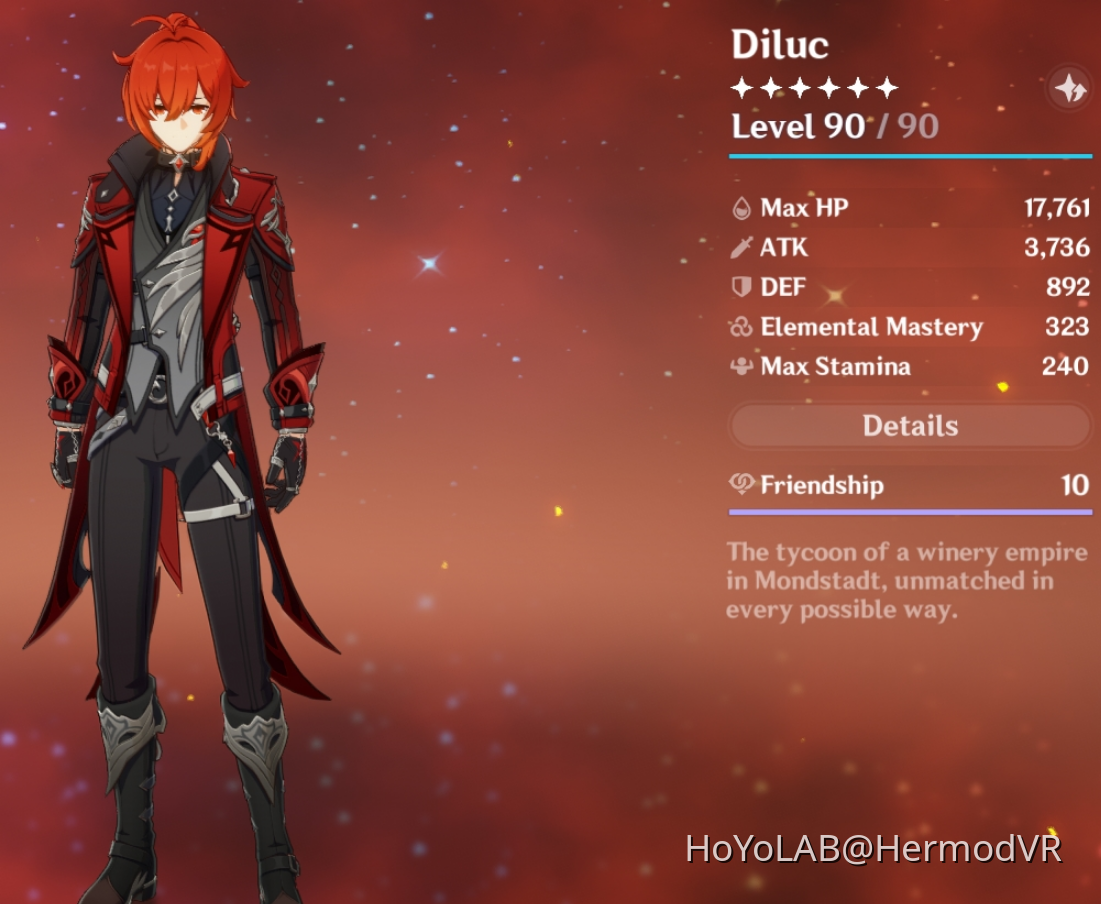 C6 Diluc + C6 Bennet Genshin Impact | HoYoLAB