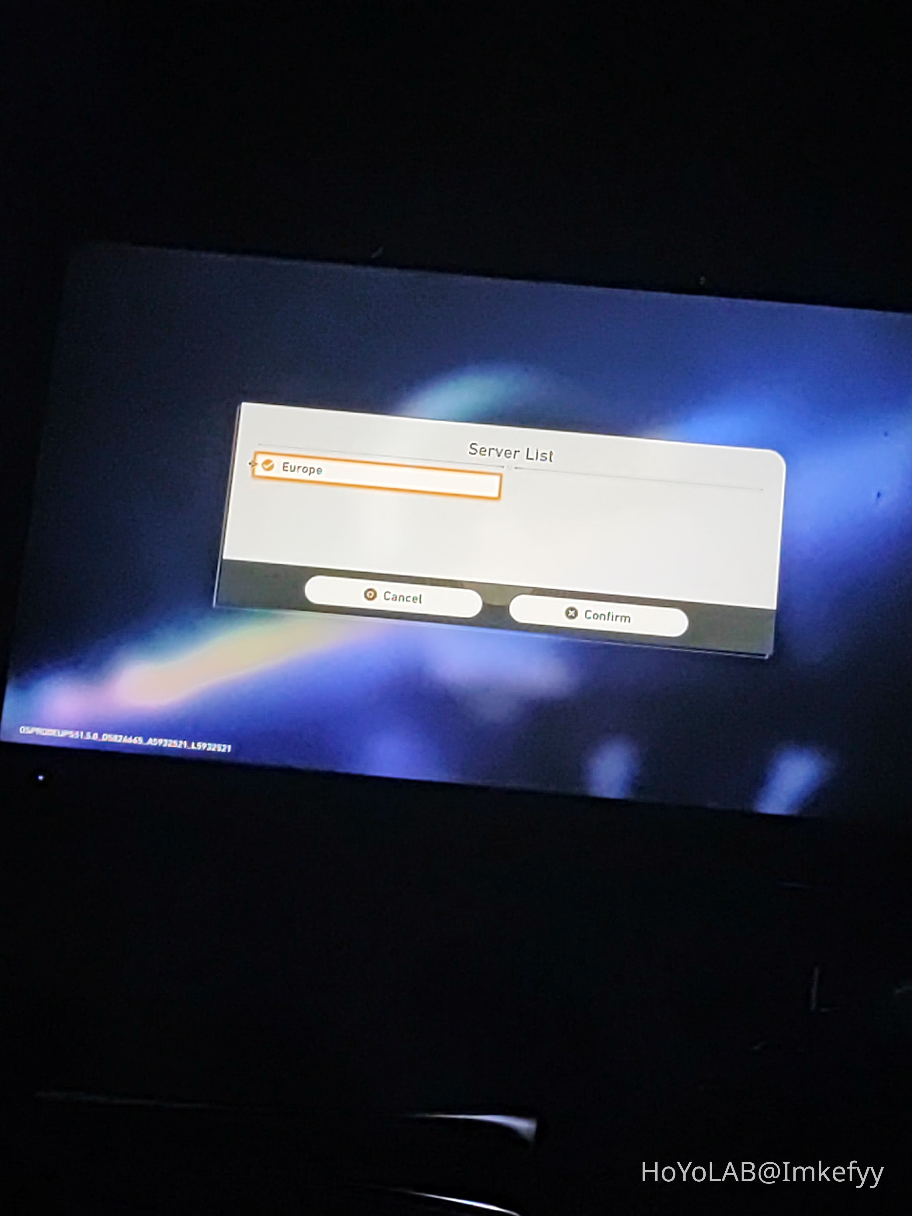 help? Hsr ps5 doesn't give me other options and my mobile was on ...