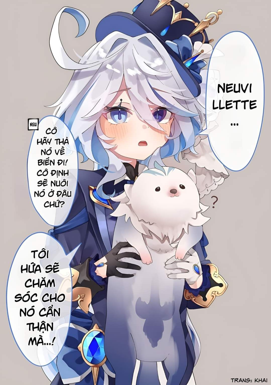 Nhận nuôi bé rái cá. Genshin Impact | HoYoLAB