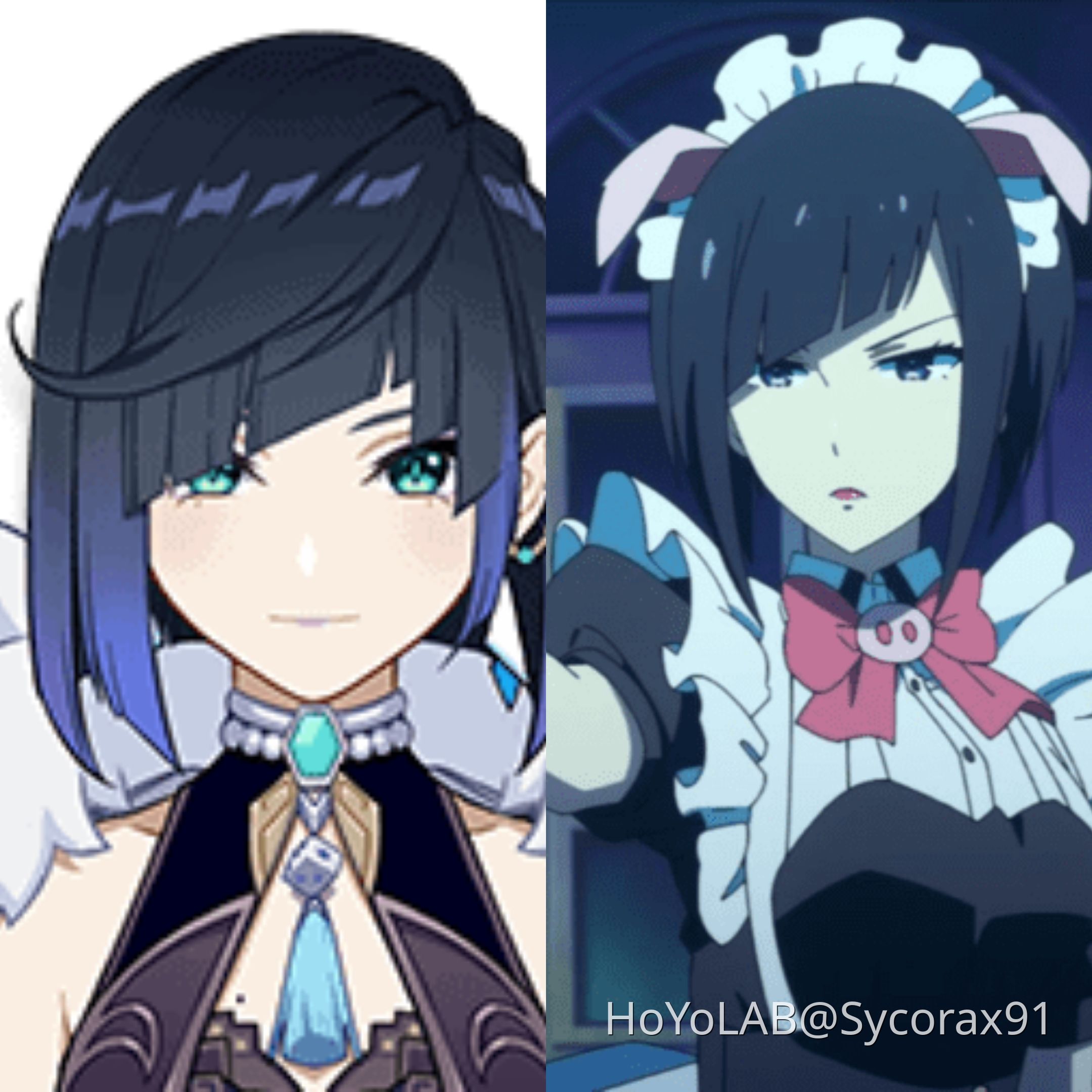 GI characters and their lookalike in anime [PART 1] Genshin Impact ...