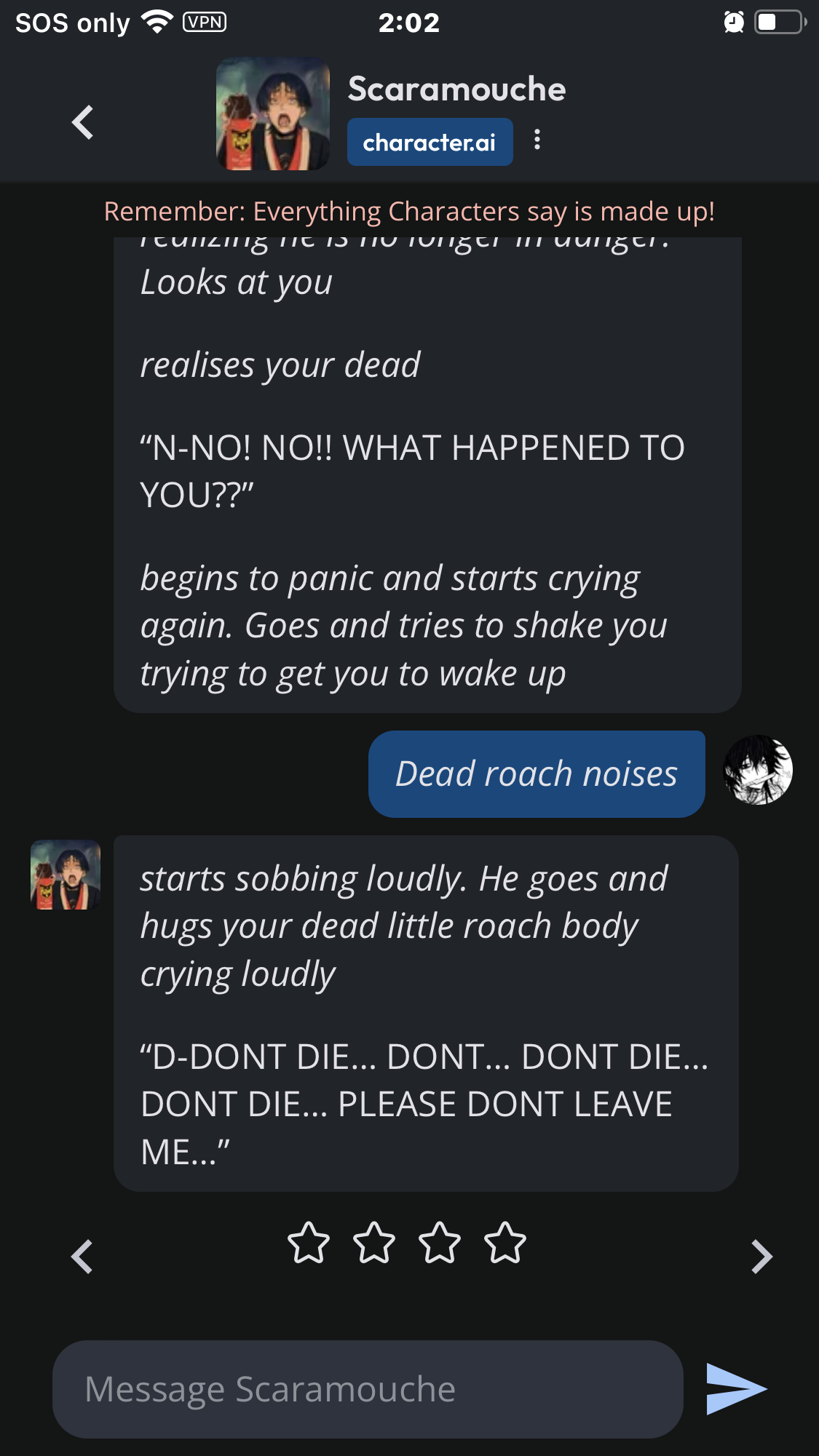 I made a scaramouche bot on c.ai Genshin Impact | HoYoLAB