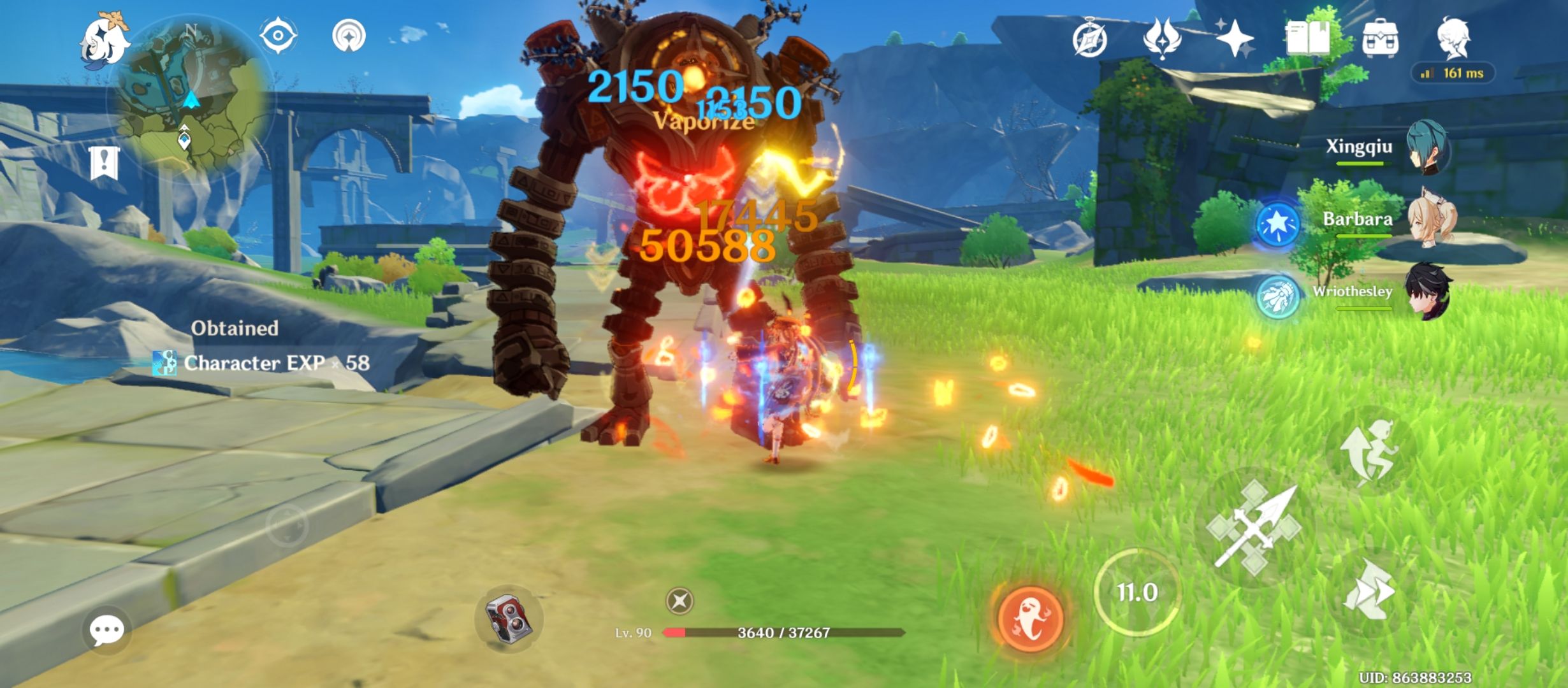 Reached 50k charged atk hu tao vapourize no buffs Genshin Impact | HoYoLAB