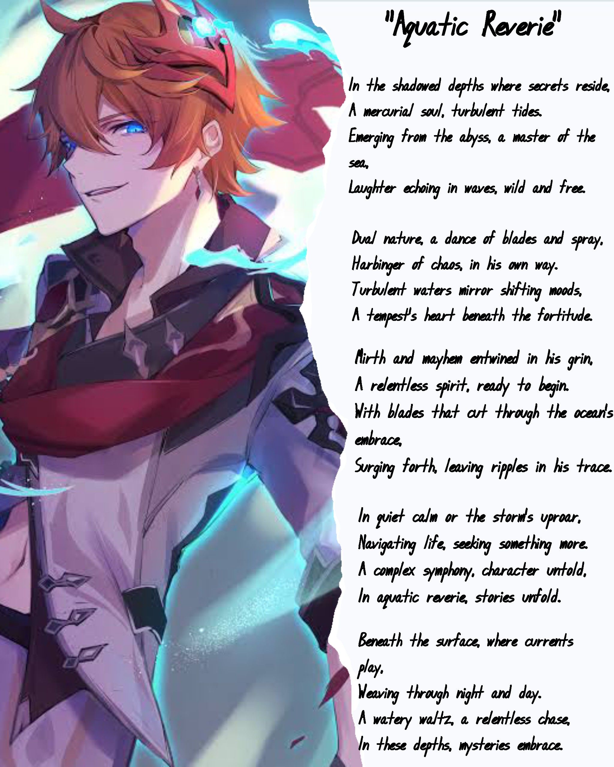 Tartaglia request, done! good work if I say so myself. Genshin Impact ...