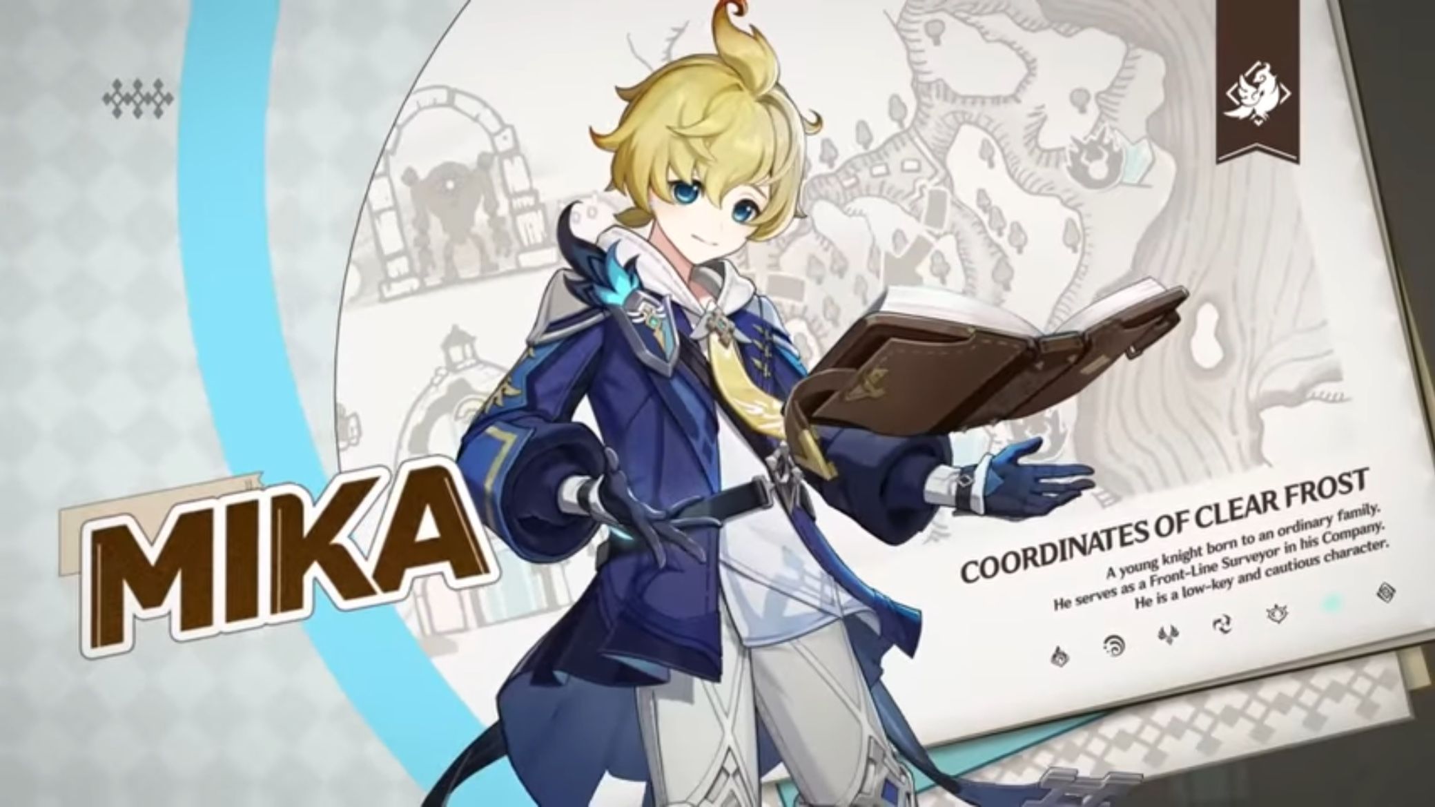 Mika TCG Card Concept Genshin Impact | HoYoLAB