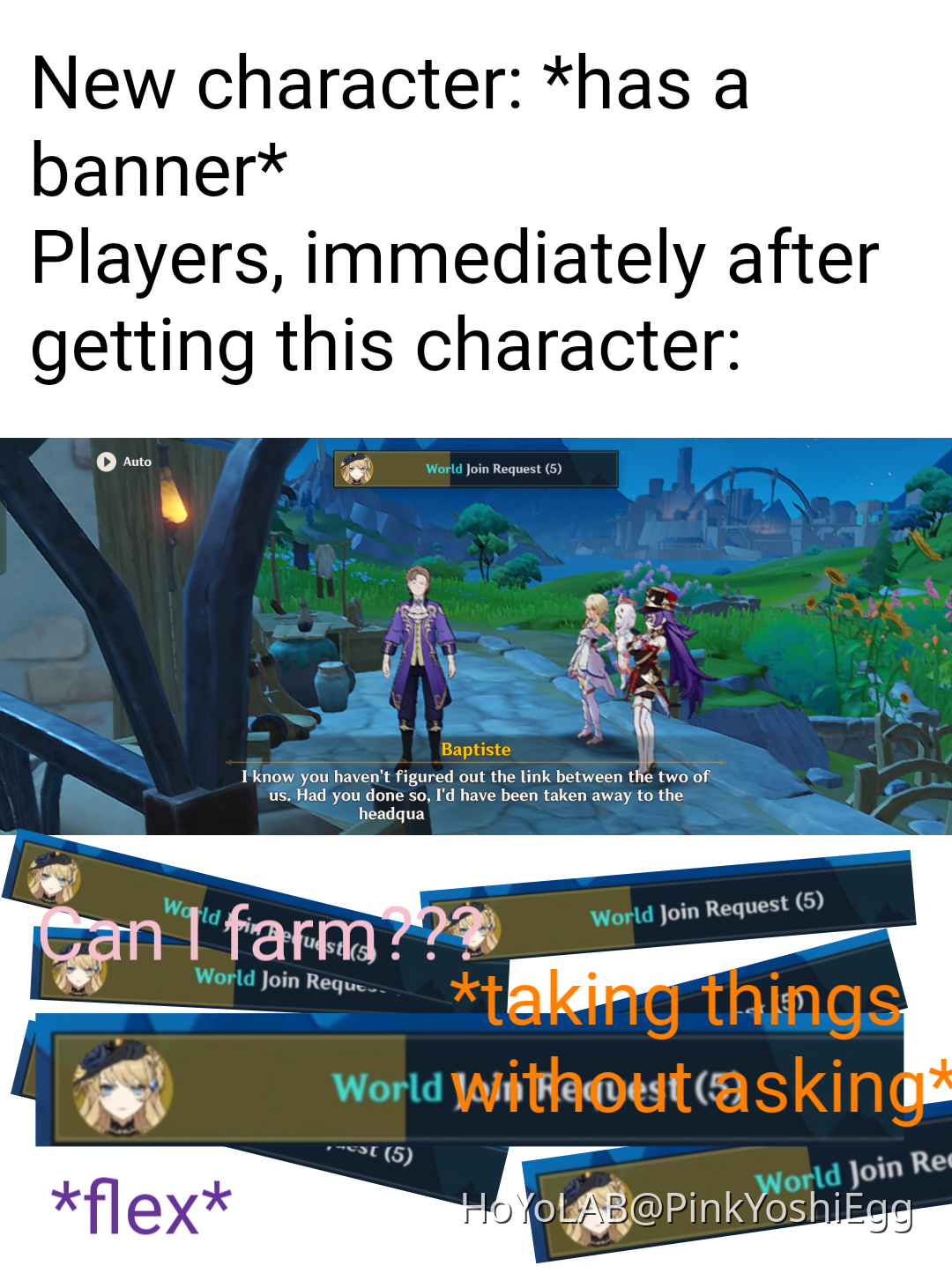 New character meme Genshin Impact | HoYoLAB