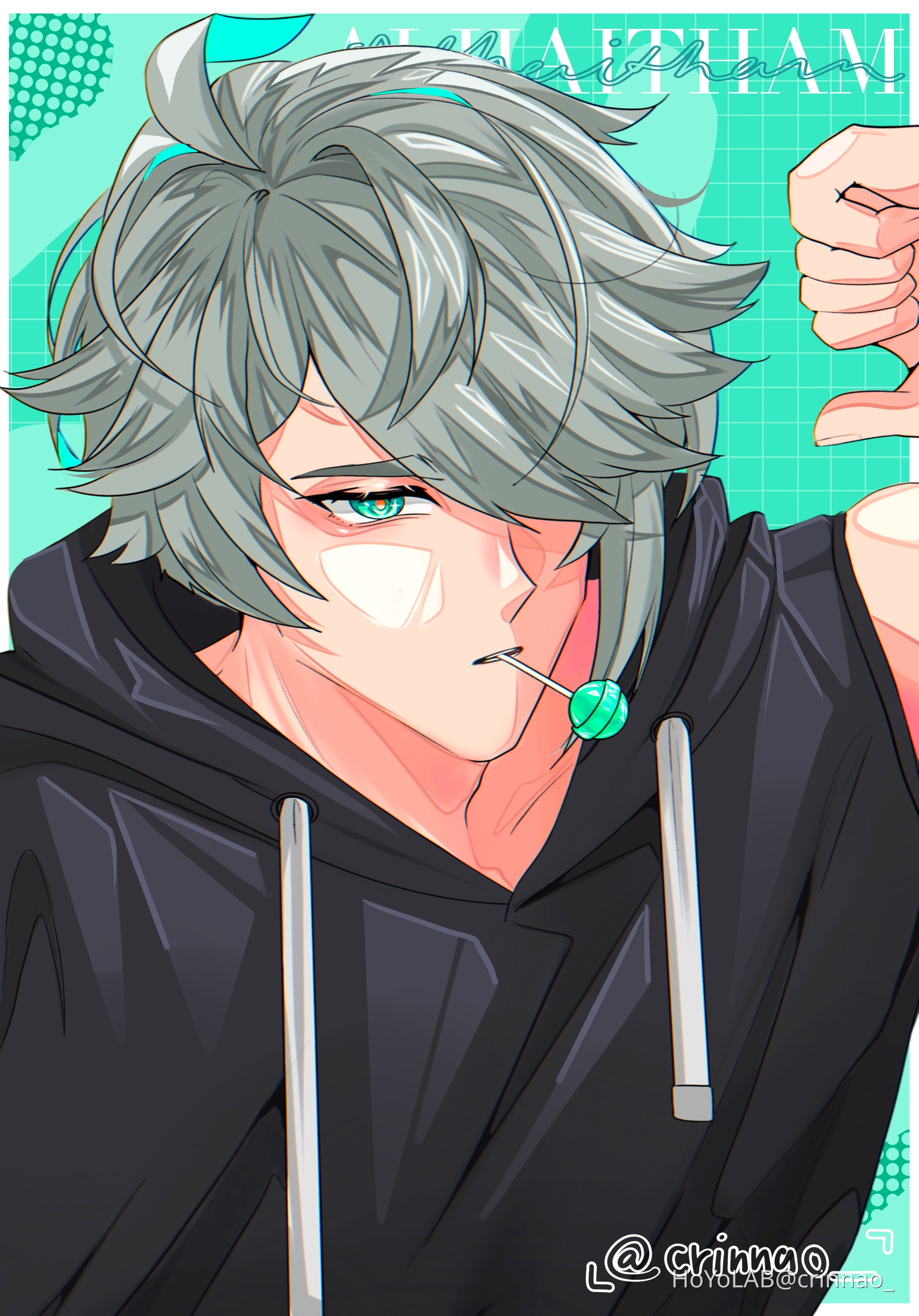 Modern AU Alhaitham - 「lollipop encounter」 🍭 Genshin Impact | HoYoLAB