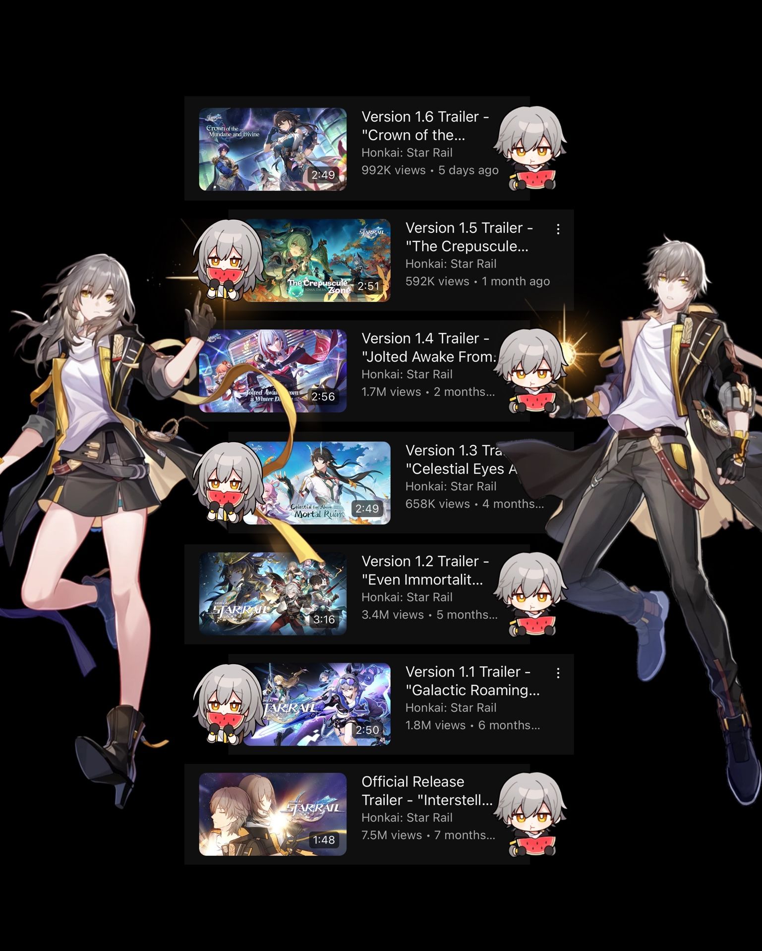 Stelle X Caelus 🍀 Honkai: Star Rail | HoYoLAB