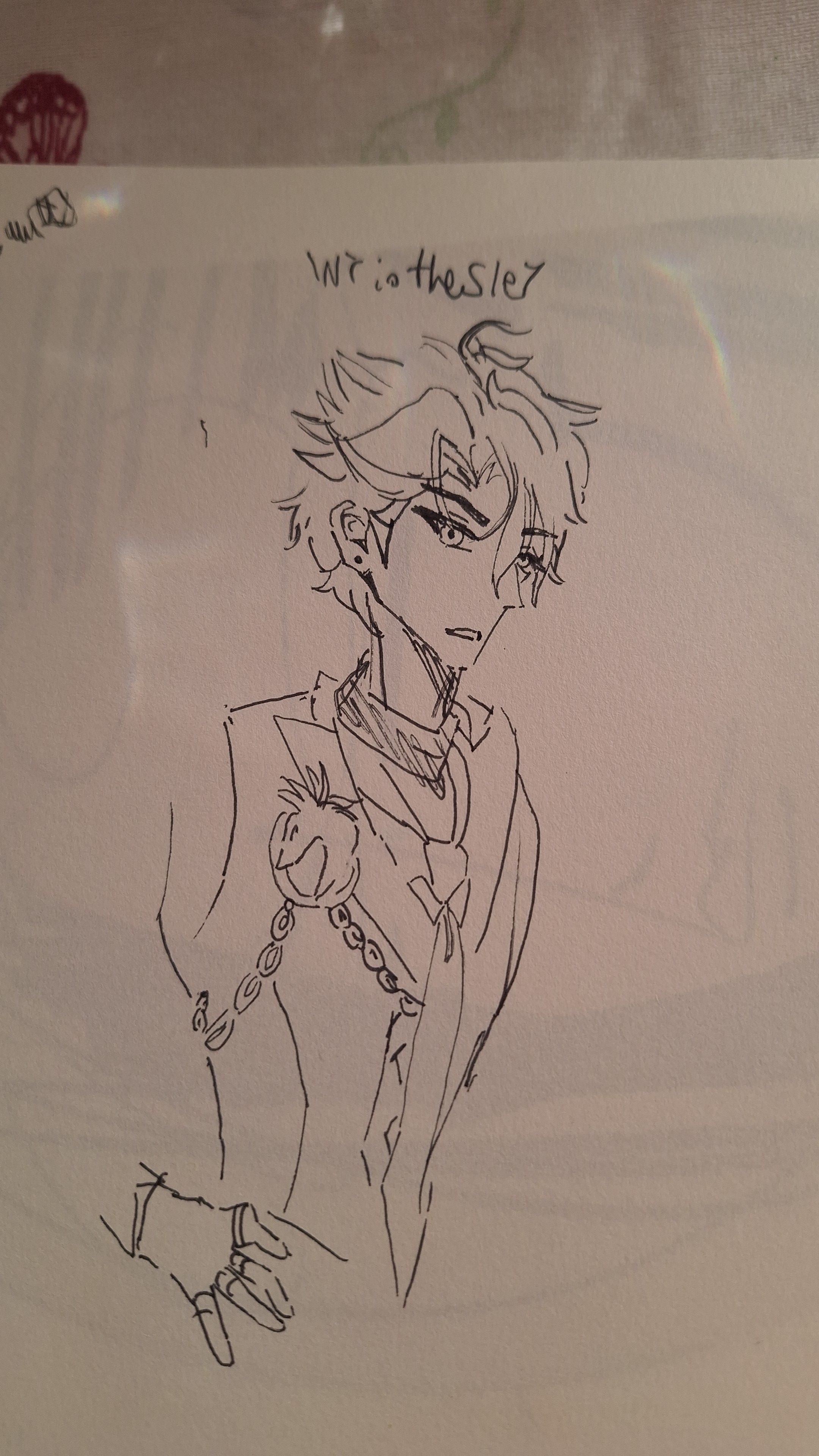 um yeah so out of boredom I drew these random things- Genshin Impact ...