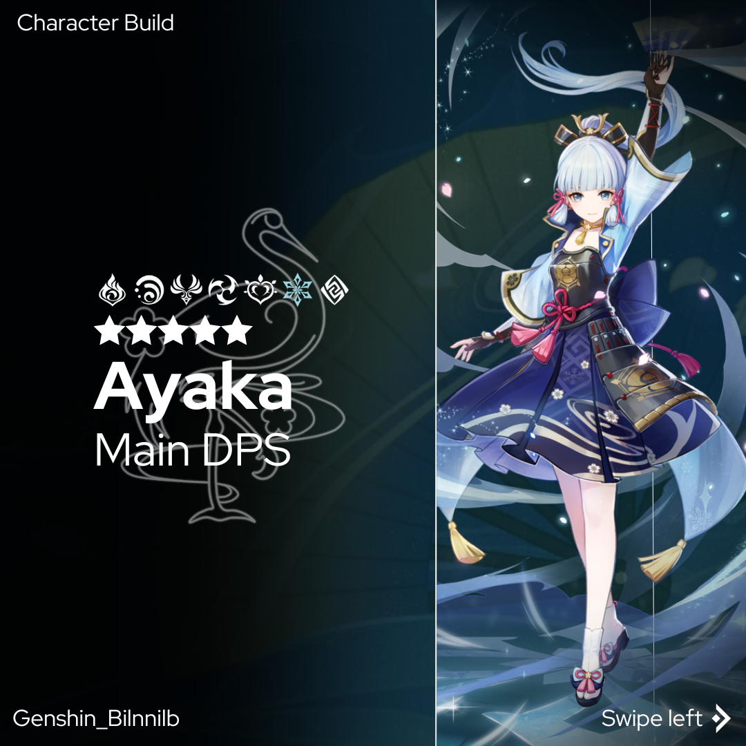 (4.3) Ayaka Build Guide as Main DPS Genshin Impact | HoYoLAB