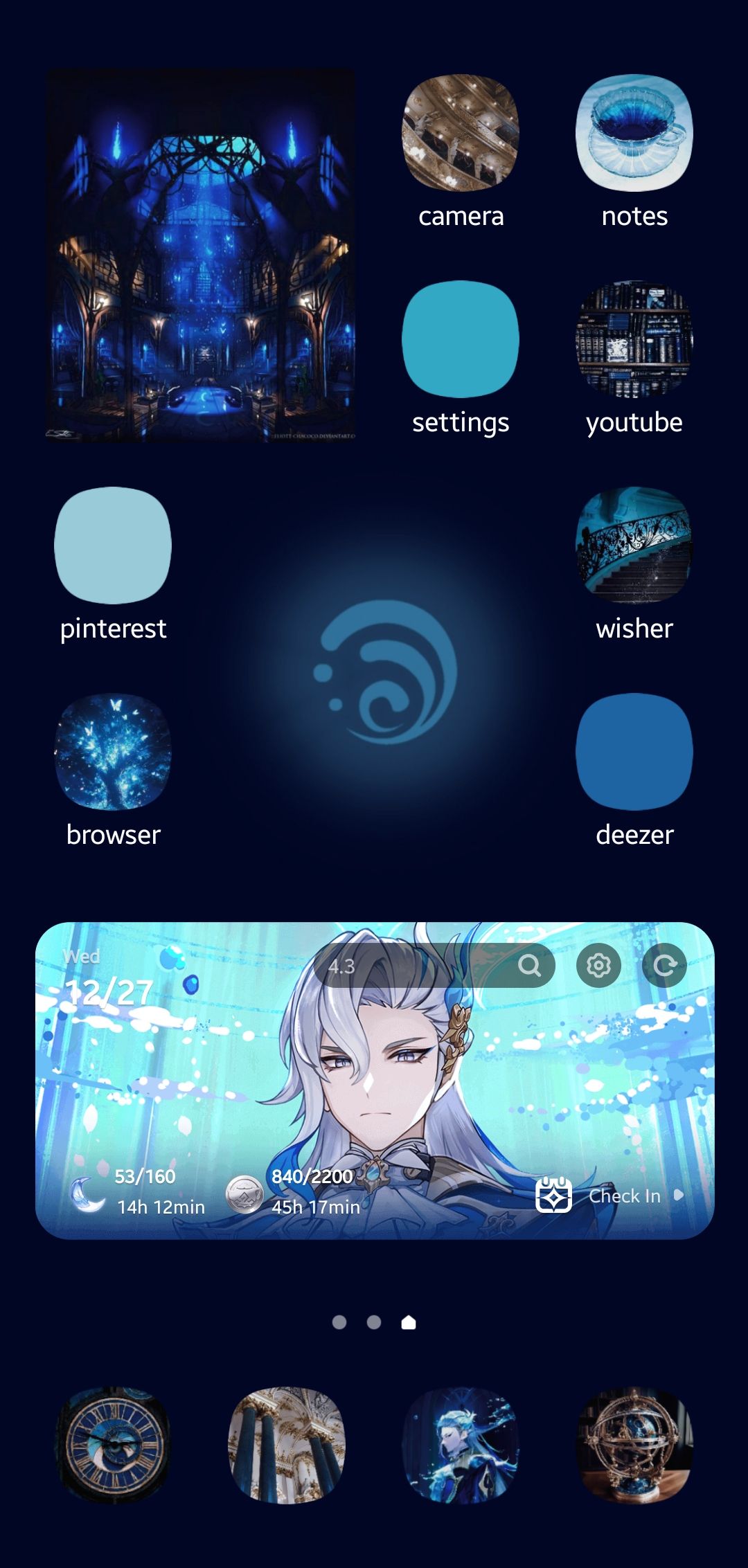 Neuvillette phone theme Genshin Impact | HoYoLAB