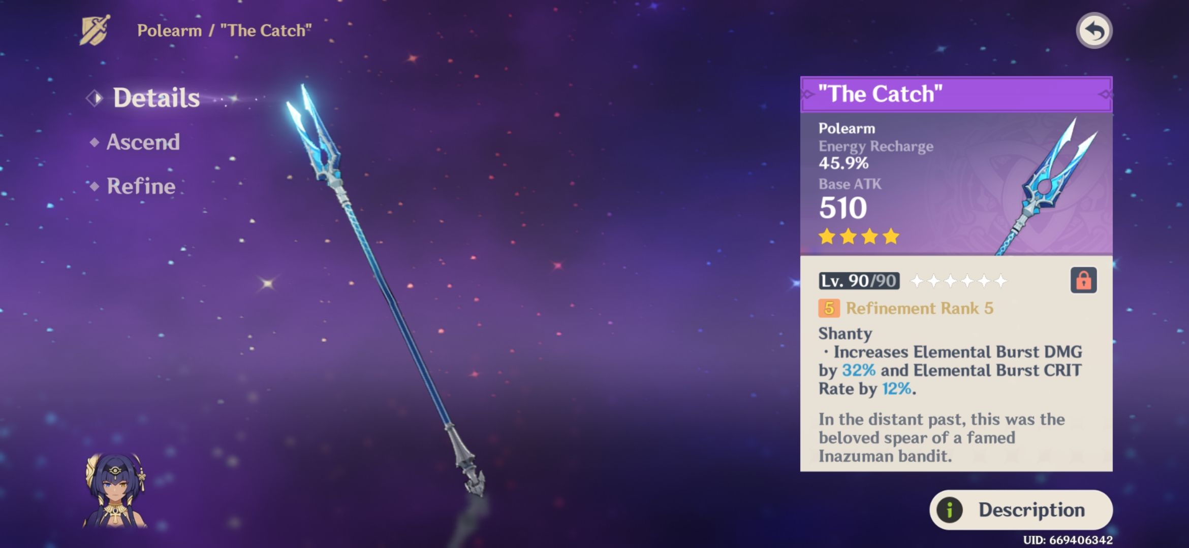 it's finally done The catch r5 for Raiden Shogun hehe Genshin Impact ...