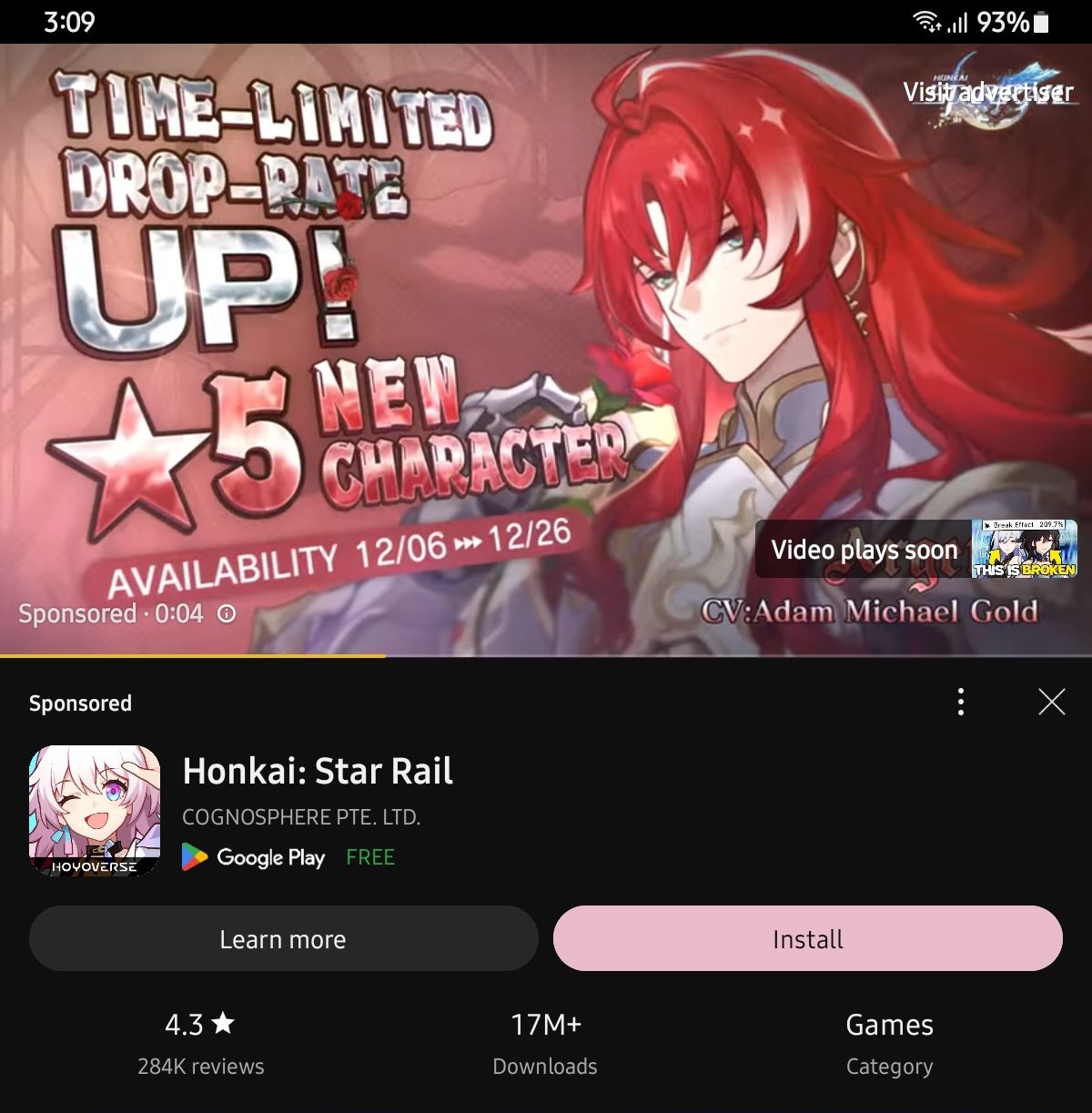 I KNEW WHEN THE HSR UPDATE WAS EXIST AND GET HIM IN THE AD 😭🤞 (changing ...