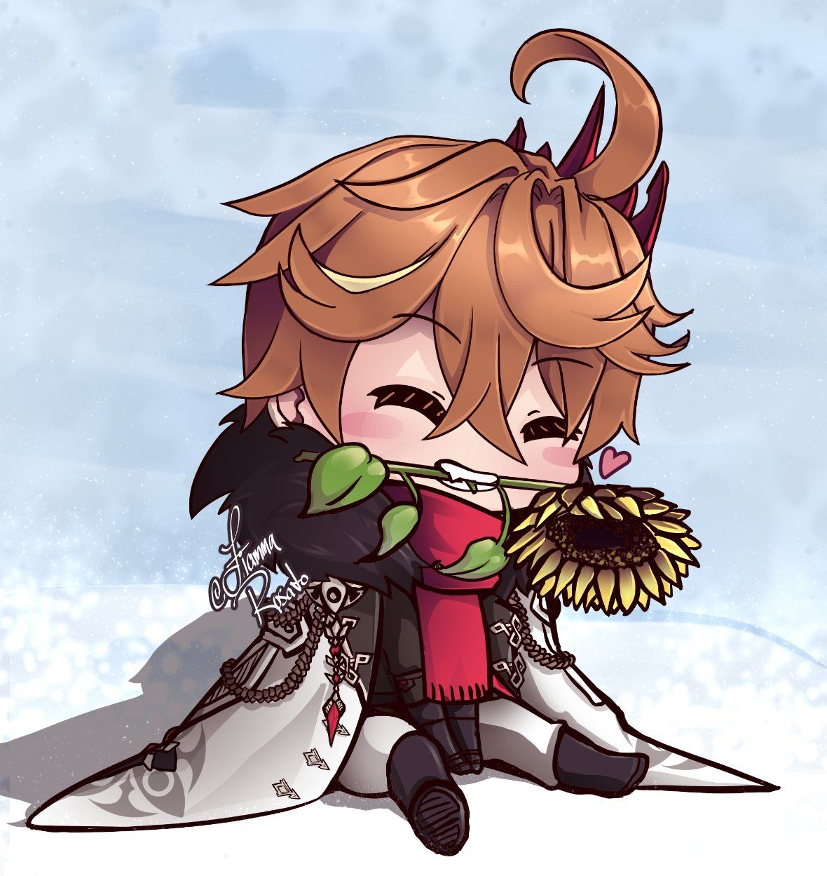 He needed to be drawn as the Childe Coded Fox sdahjfgdsjkf Genshin ...