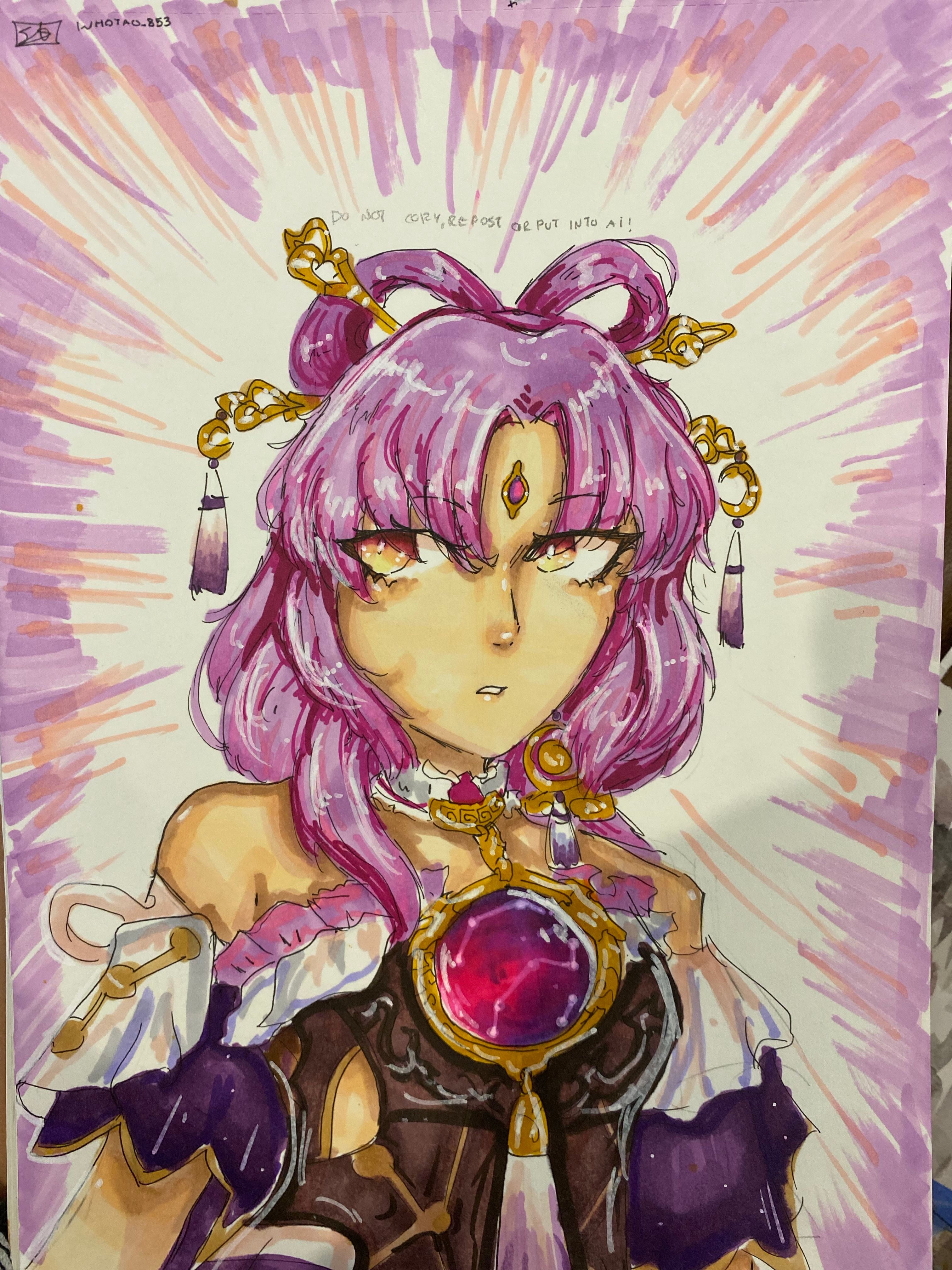 I drew Fu Xuan! Genshin Impact | HoYoLAB