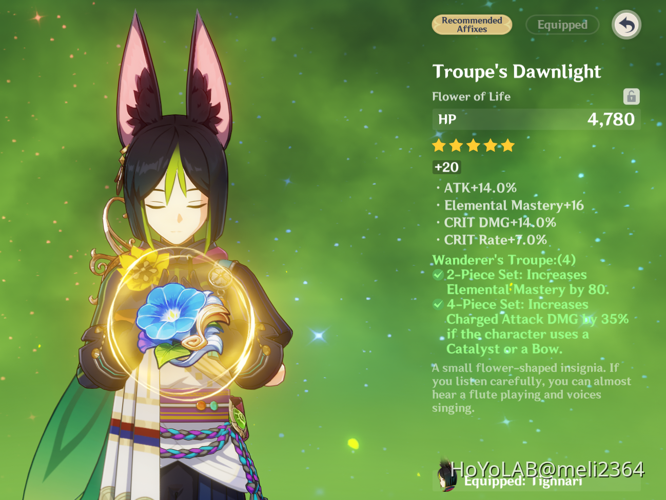 have you ever seen a more perfect tighnari flower? Genshin Impact | HoYoLAB