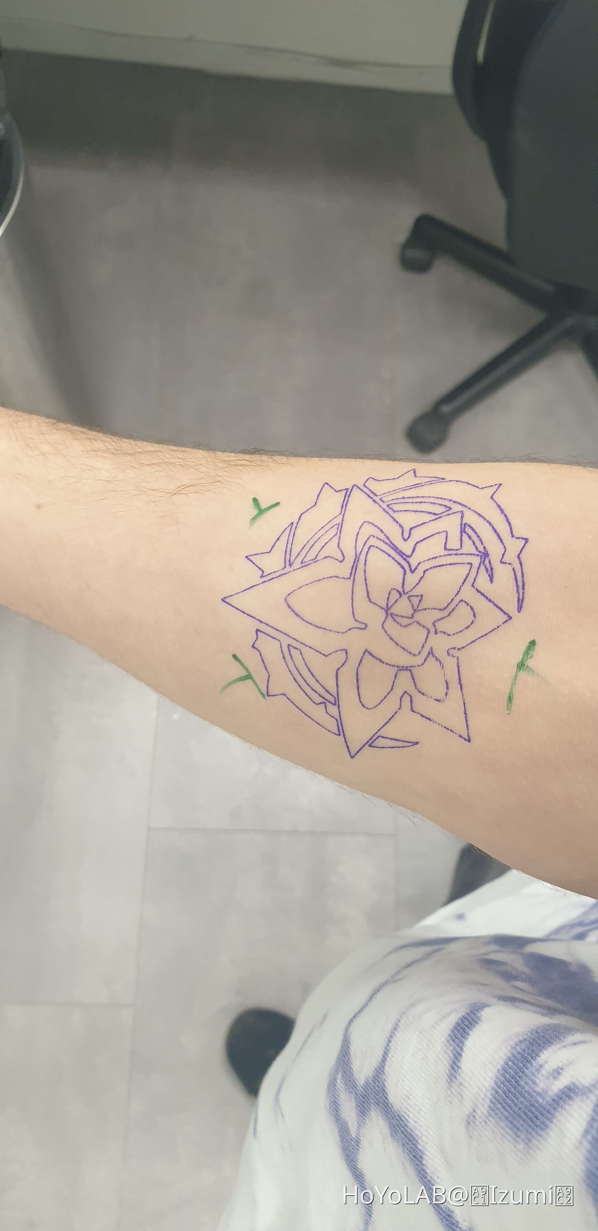 My first and also last Tattoo i made today | HoYoLAB