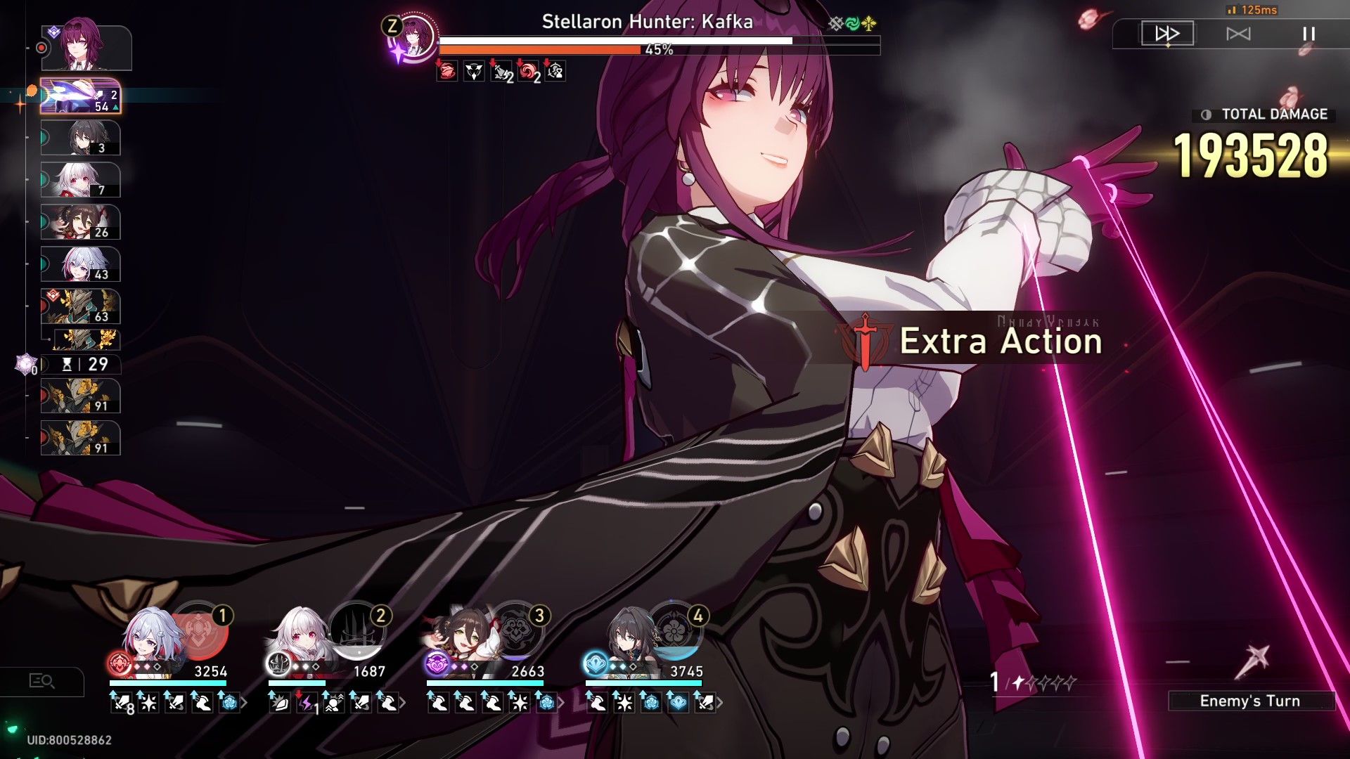 0 Cycle MoC12 with Full E6 Team, Nice Fu-Chan Ult on 3T Honkai: Star ...