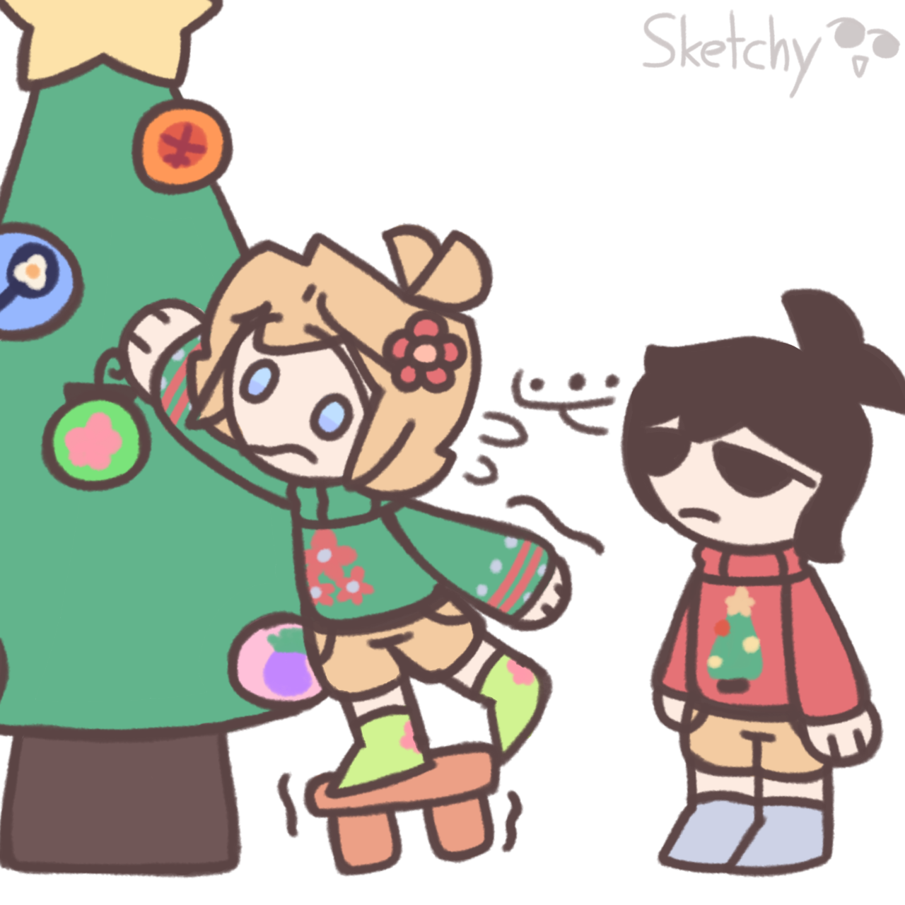 day 8 of christmas scenarios till the new year - christmas tree (ft ...