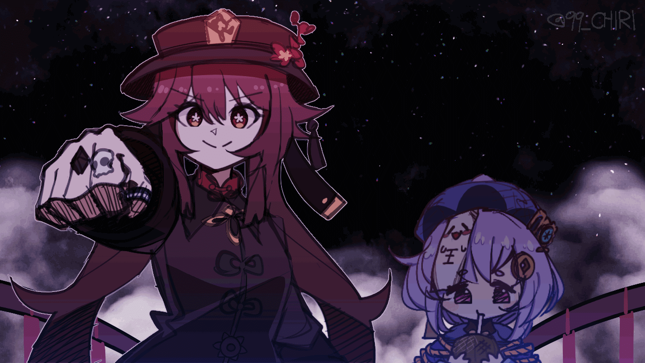 Hu Tao and Qiqi Genshin Impact | HoYoLAB