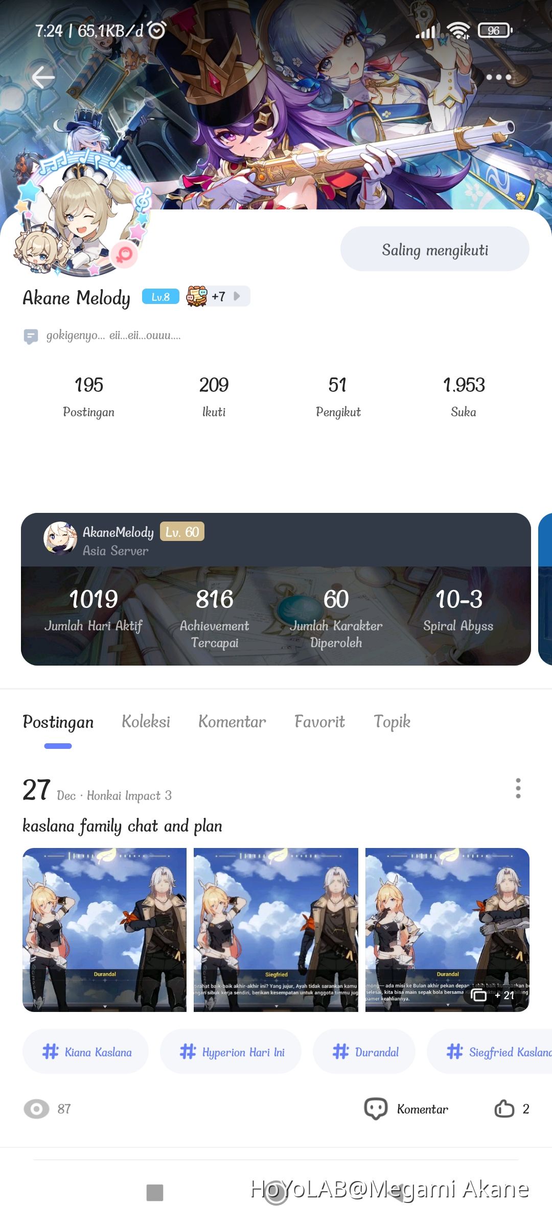 help saranya, perasaan gak ngapa ngapain kok pagi ini kena apes akun ...