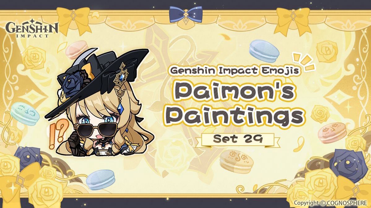 Paimon Paintings Telegram Stickers - Set 29 (update) Genshin Impact ...