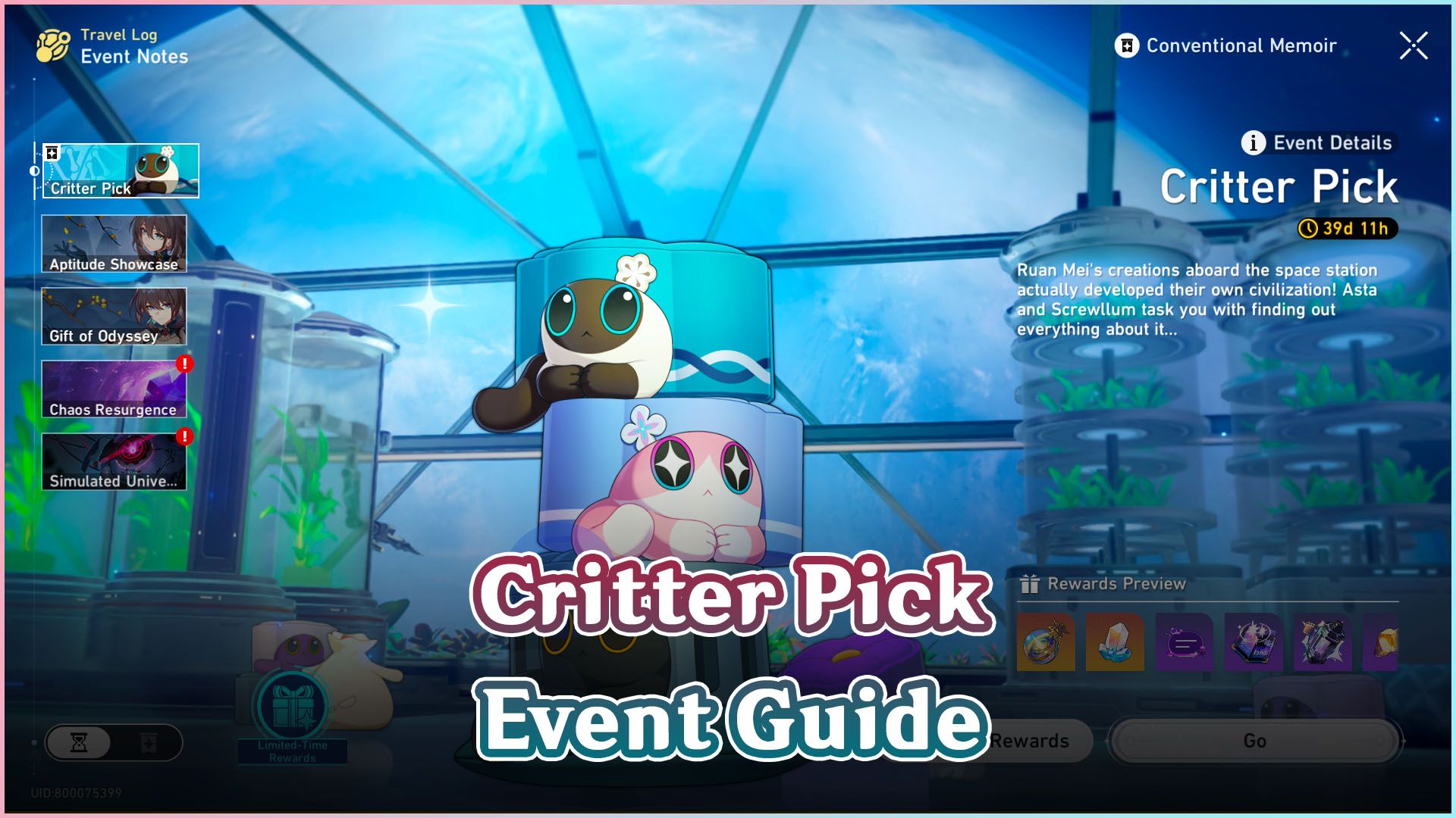 [Star Rail 1.6] Critter Pick Event Guide || 𝙒𝙝𝙞𝙘𝙝 𝙞𝙨 𝙮𝙤𝙪𝙧 𝙛𝙖𝙫𝙤𝙧𝙞𝙩𝙚 ...