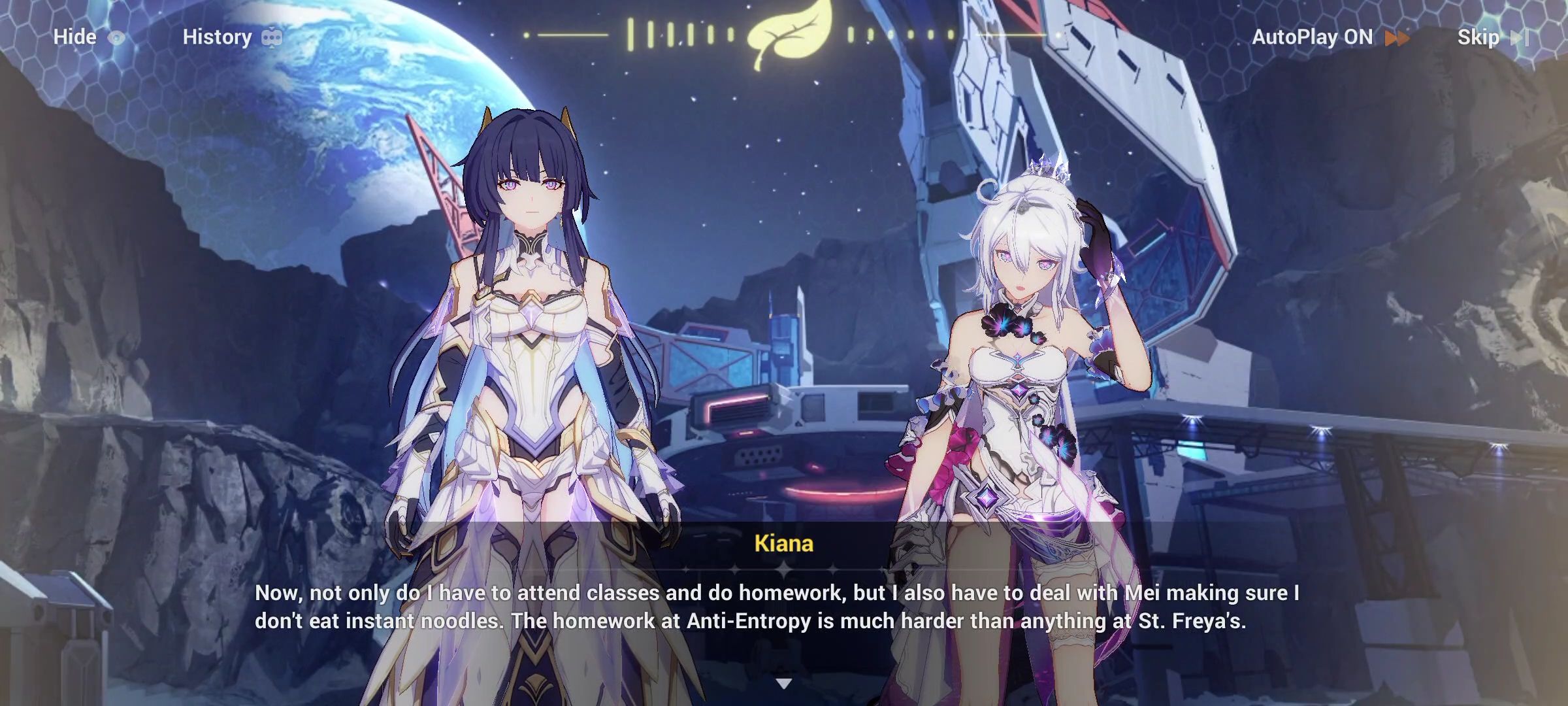 Kiana tries to avoid doing her homework as much as possible lol.😹 and ...