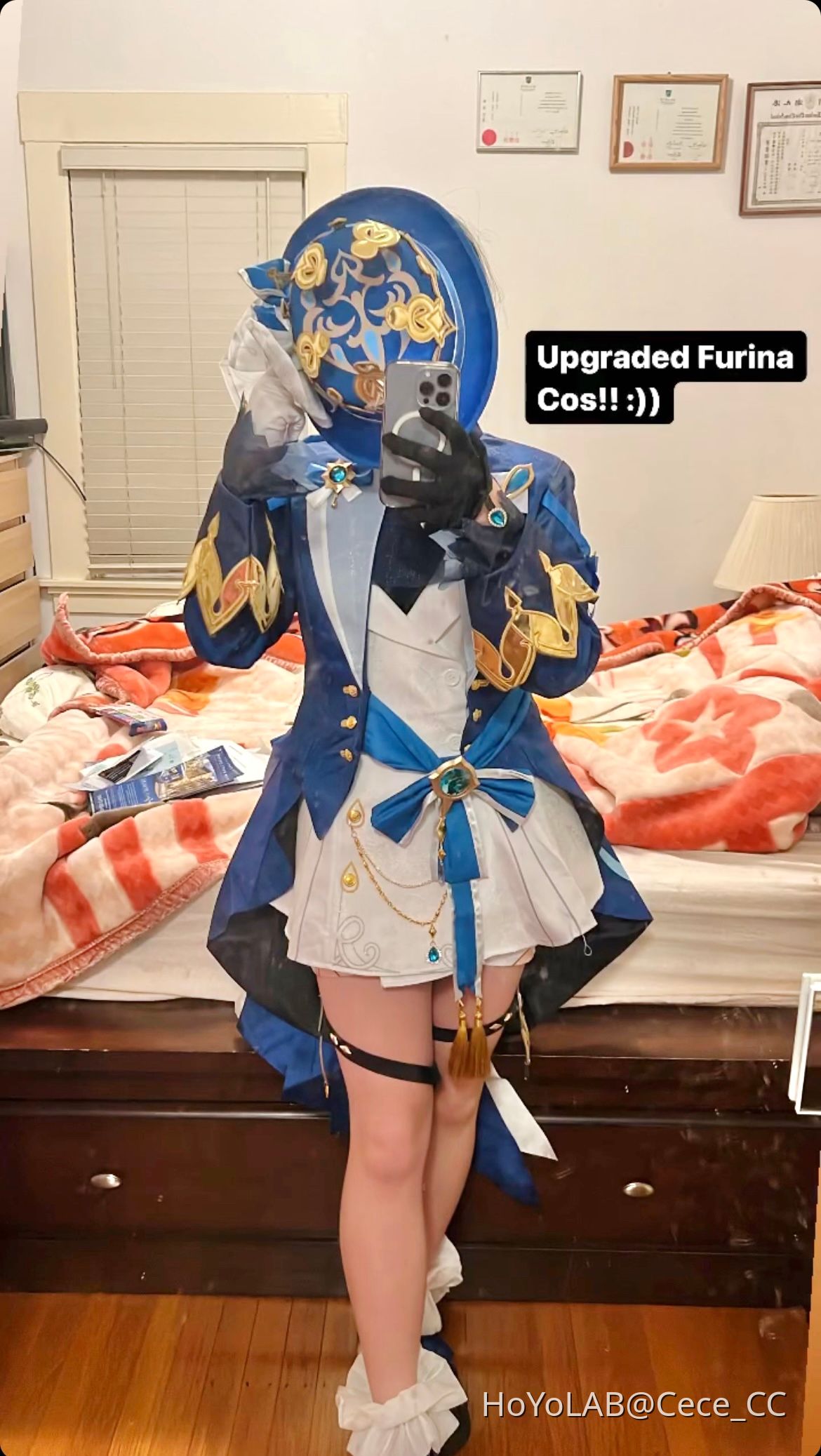 Furina Cos Try On! Genshin Impact | HoYoLAB