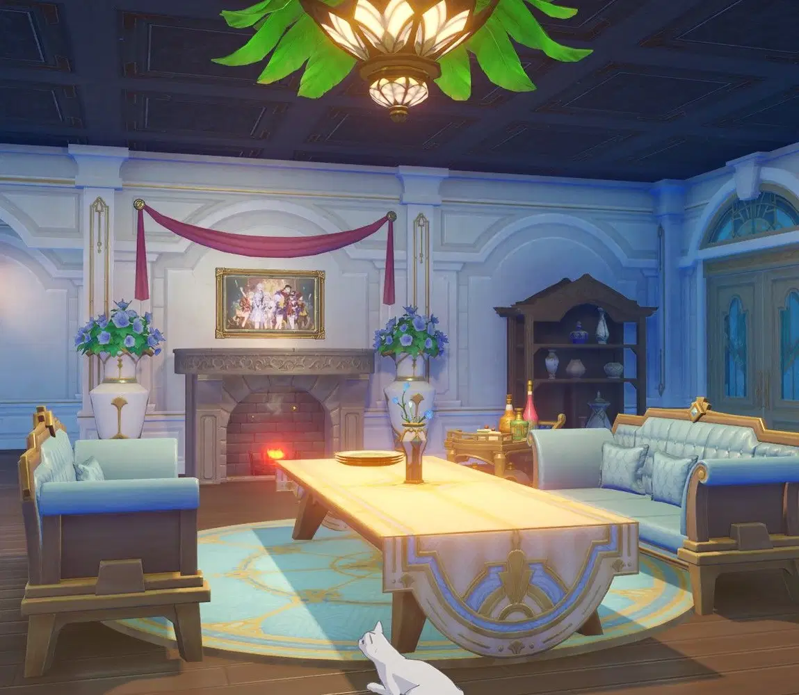 First few room in my new Fontaine inspired mansion Genshin Impact | HoYoLAB