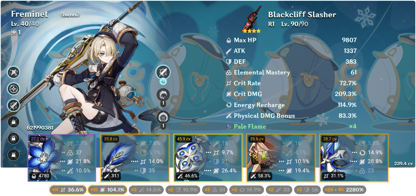 huh. might have to build freminet. Genshin Impact | HoYoLAB