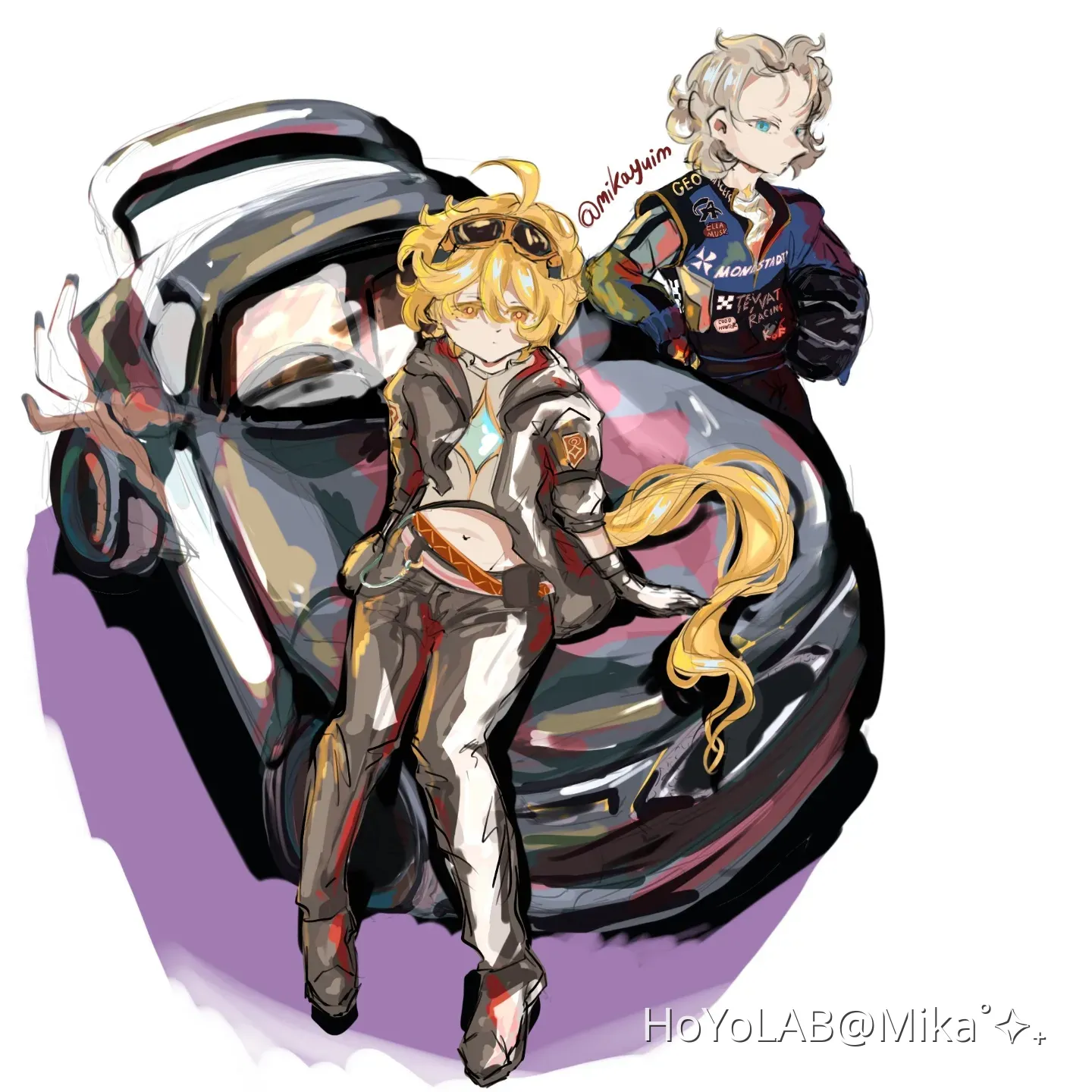 car racing Genshin Impact | HoYoLAB