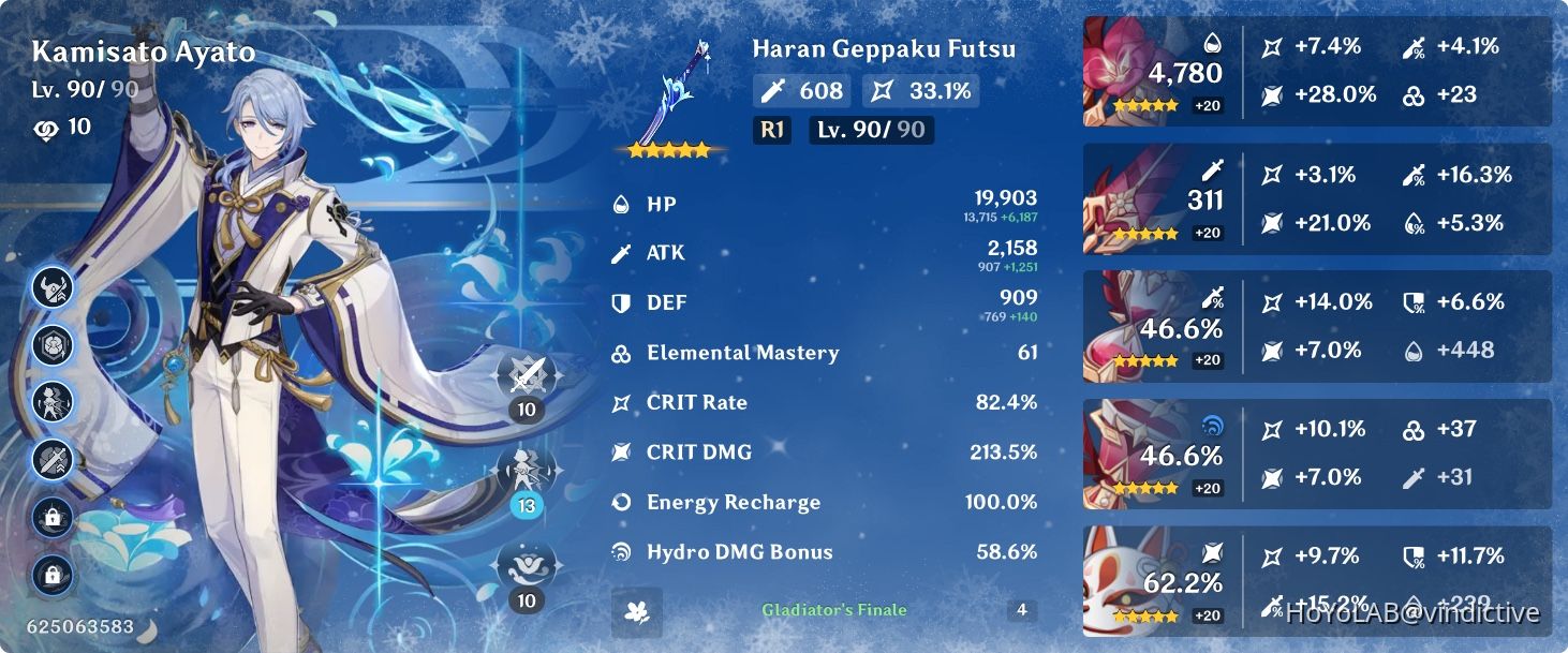 the NEW NEW ayato build Genshin Impact | HoYoLAB