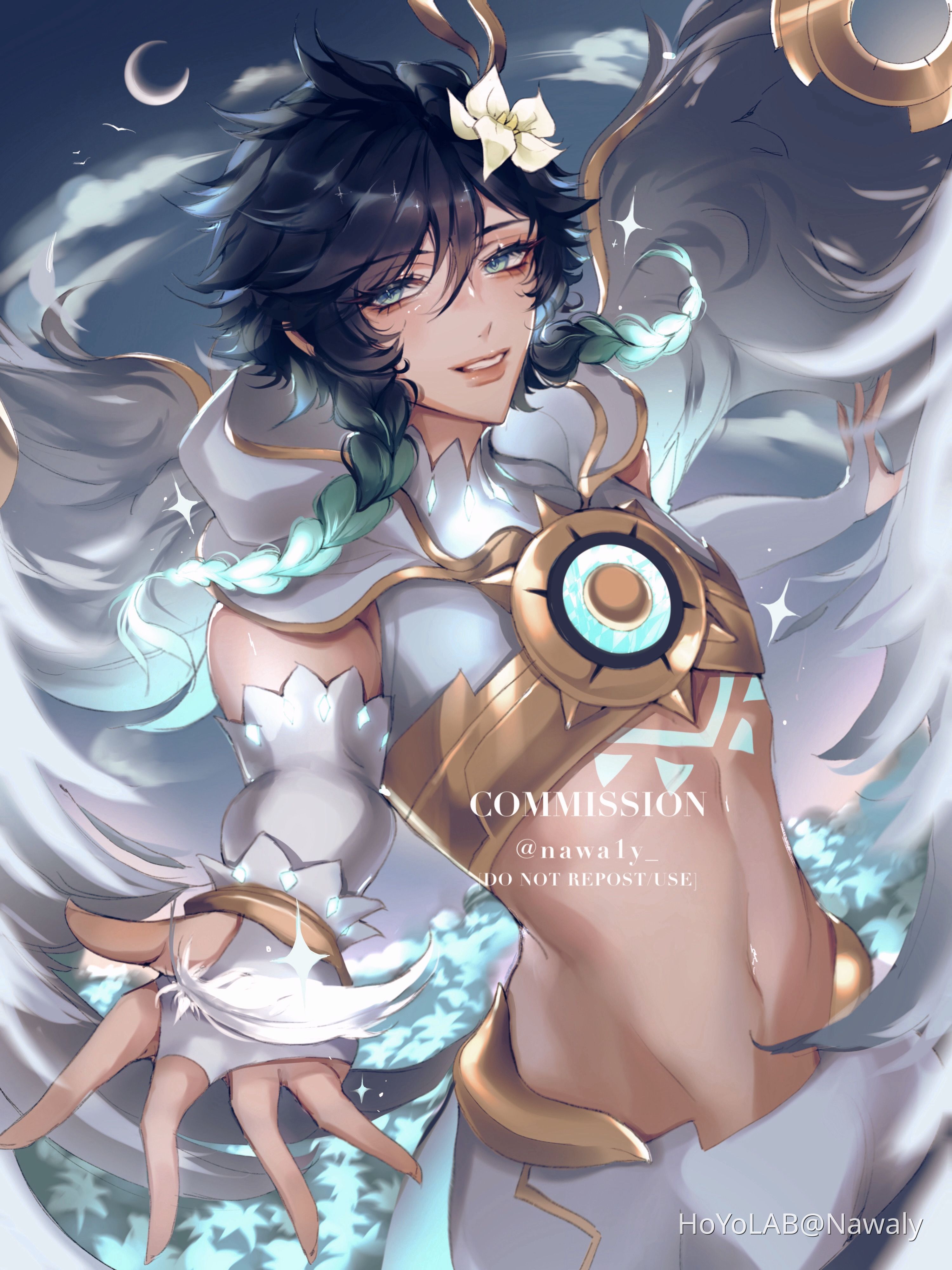 Venti - archon outfit 🕊️🌙 Genshin Impact | HoYoLAB