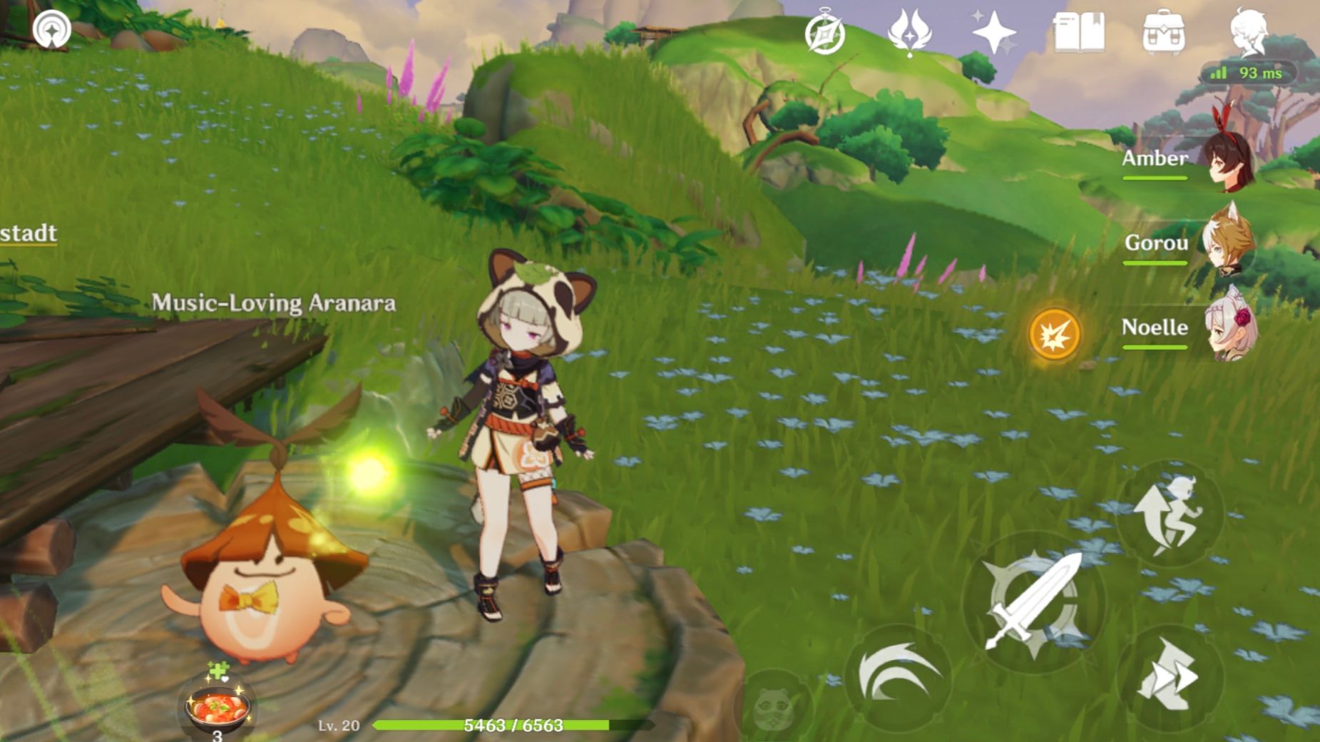 When you log in and see a music loving Aranara Genshin Impact | HoYoLAB