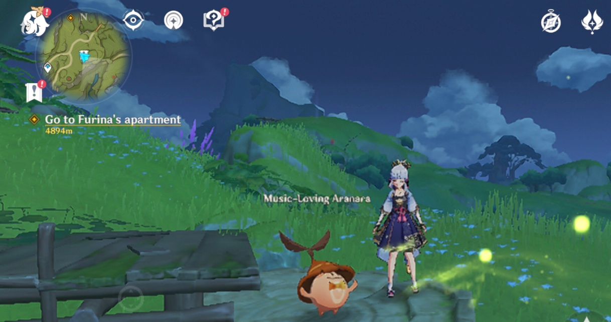 When you log in and see a music loving Aranara Genshin Impact | HoYoLAB