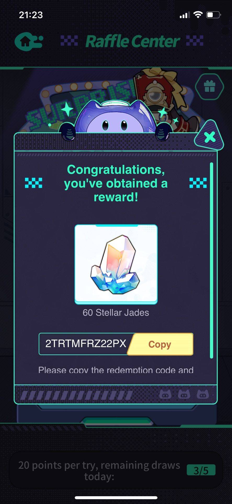 Reward Code Honkai: Star Rail | HoYoLAB