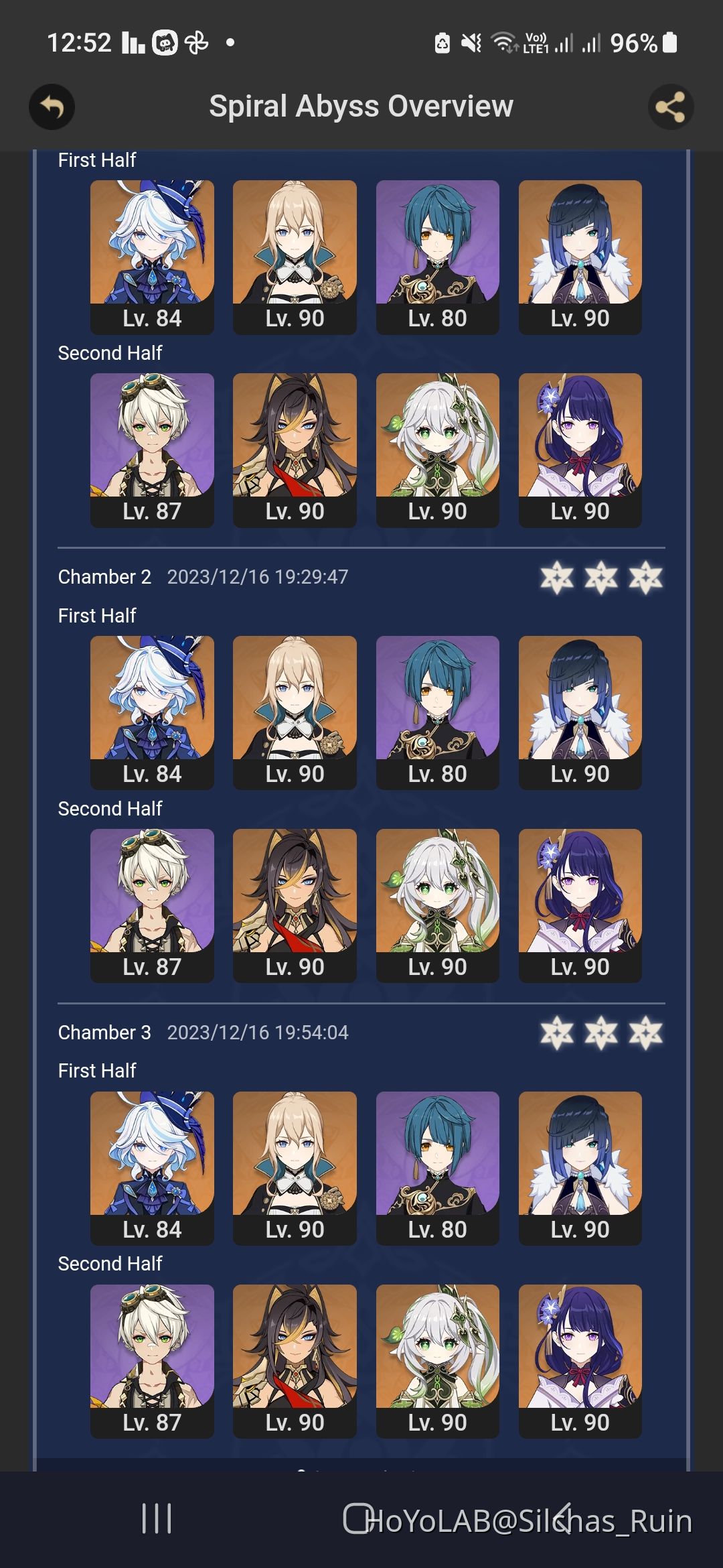 An entire team 36* Genshin Impact | HoYoLAB