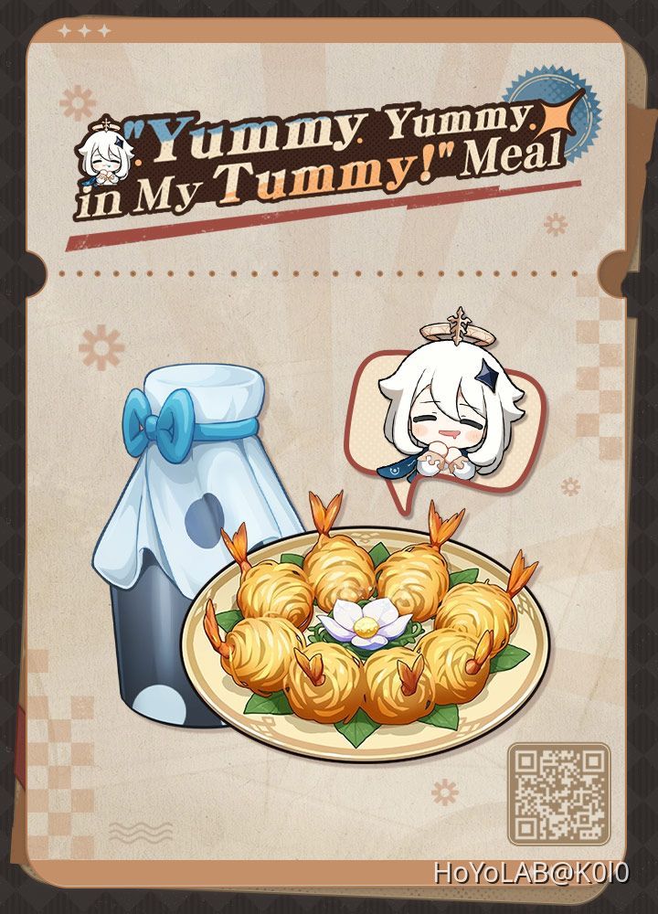 Paimon and the Traveler's Food Stall Is Open for Business! Genshin ...