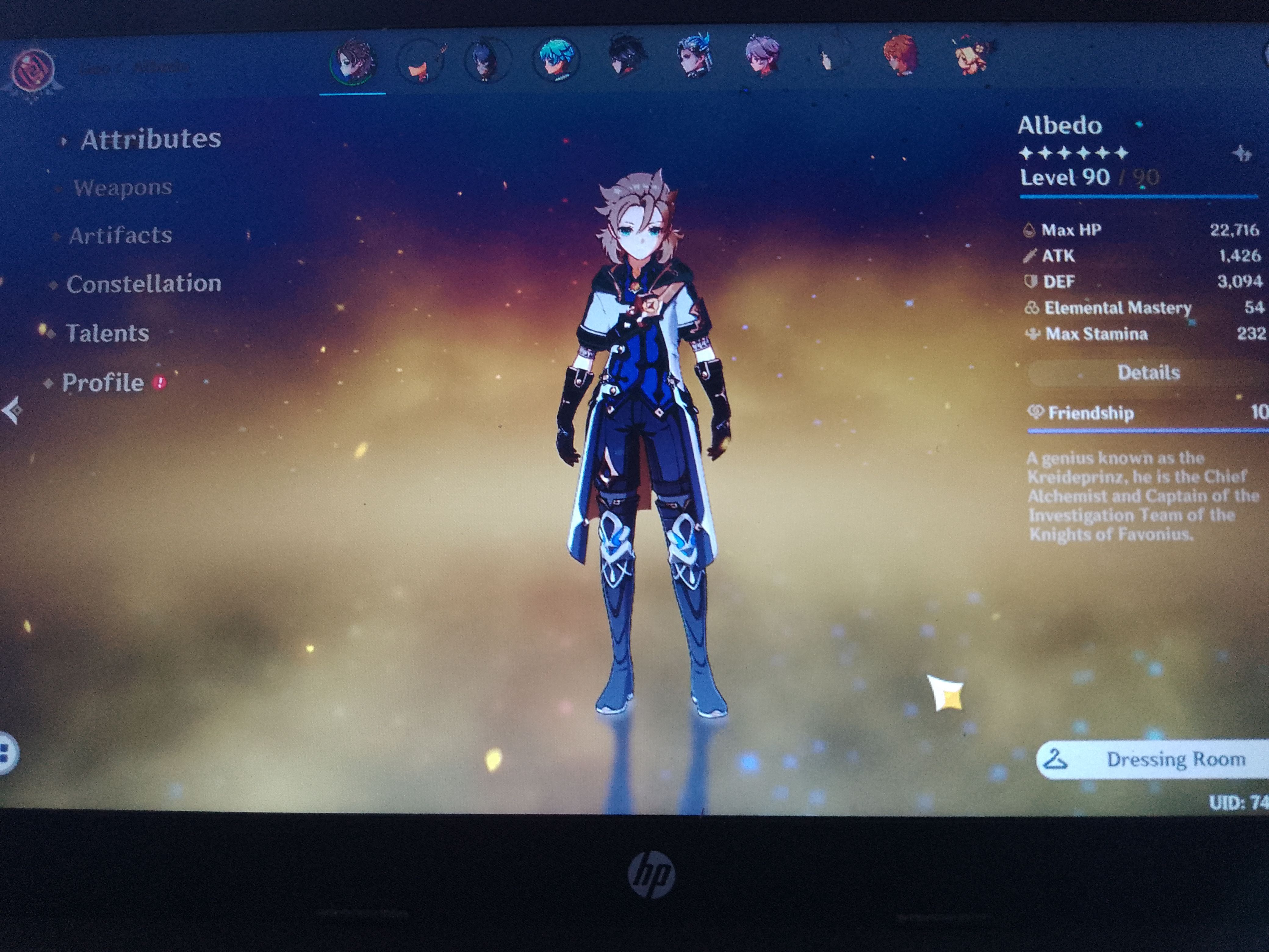 My Albedo build Genshin Impact | HoYoLAB