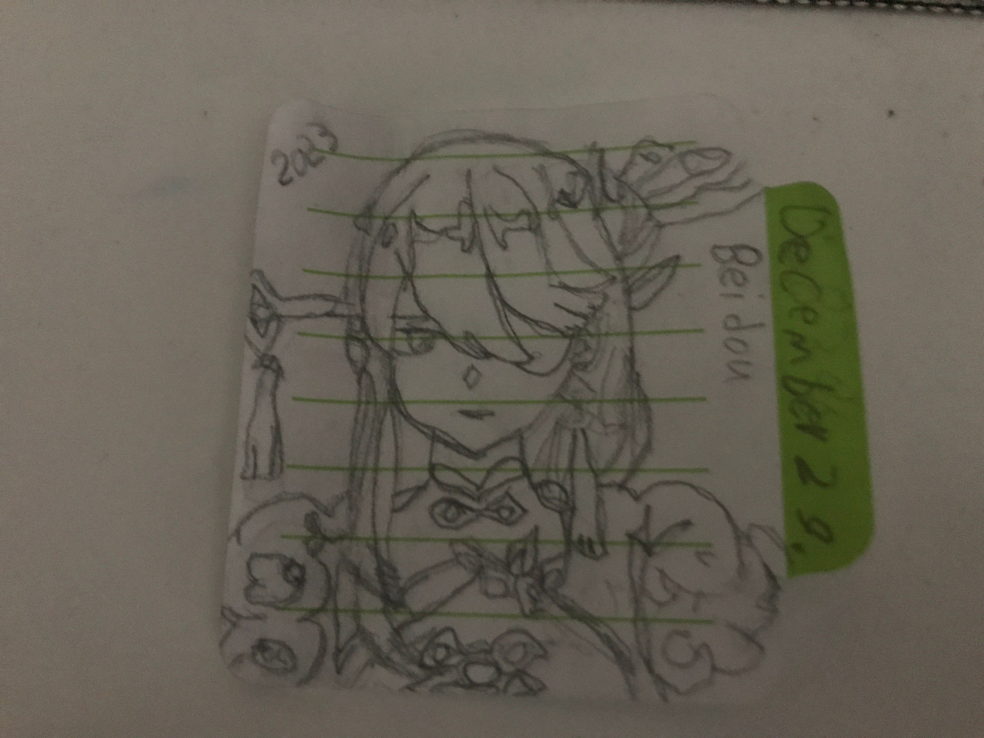 Beidou drawing :D Genshin Impact | HoYoLAB