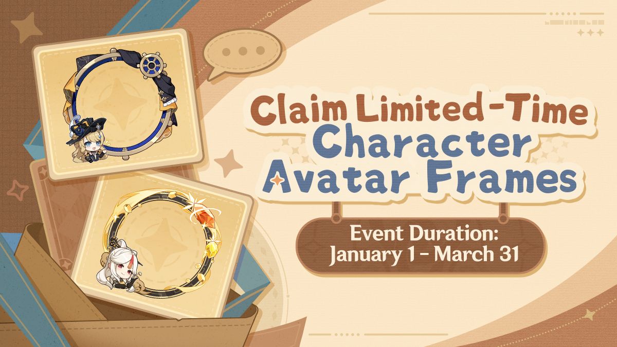 New Character Avatar Frames Available! Check Out the Character Widget's ...