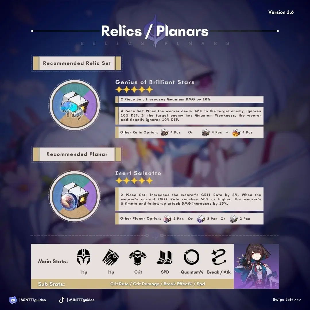 XUEYI - BUILD GUIDE (V1.6) | HONKAI: STAR RAIL Honkai: Star Rail | HoYoLAB