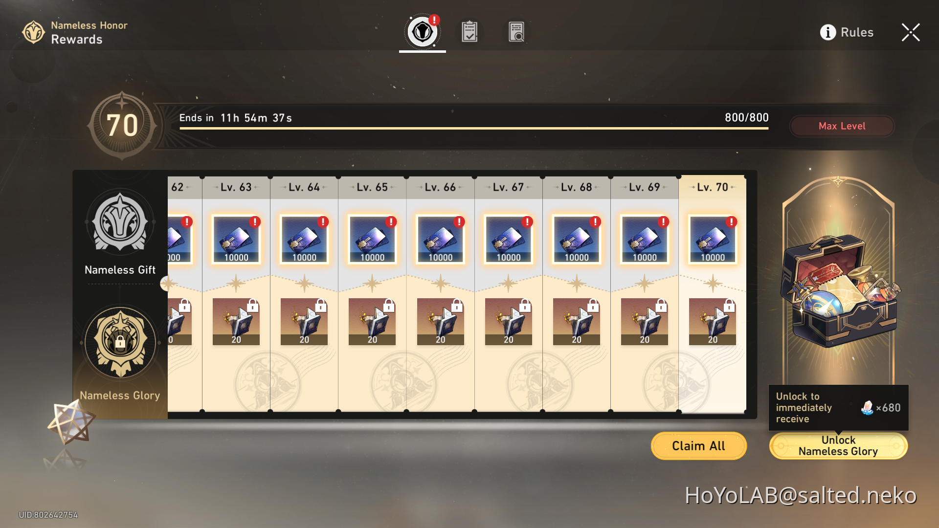 HSR free BP rewards lv 70 Honkai: Star Rail | HoYoLAB