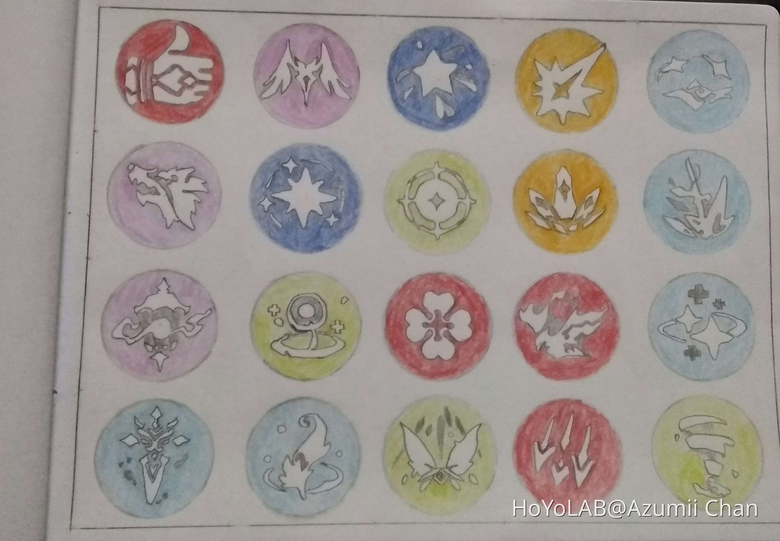 All Mondstadt character's burst icon~ 😊🤭 Genshin Impact | HoYoLAB