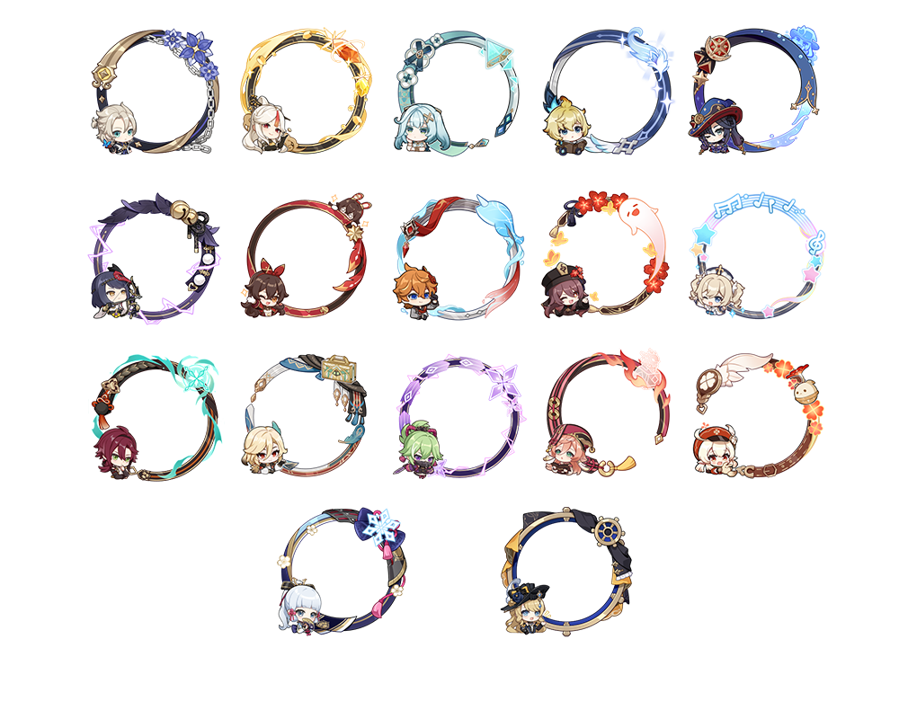 New Character Avatar Frames Available! Check Out the Character Widget's ...