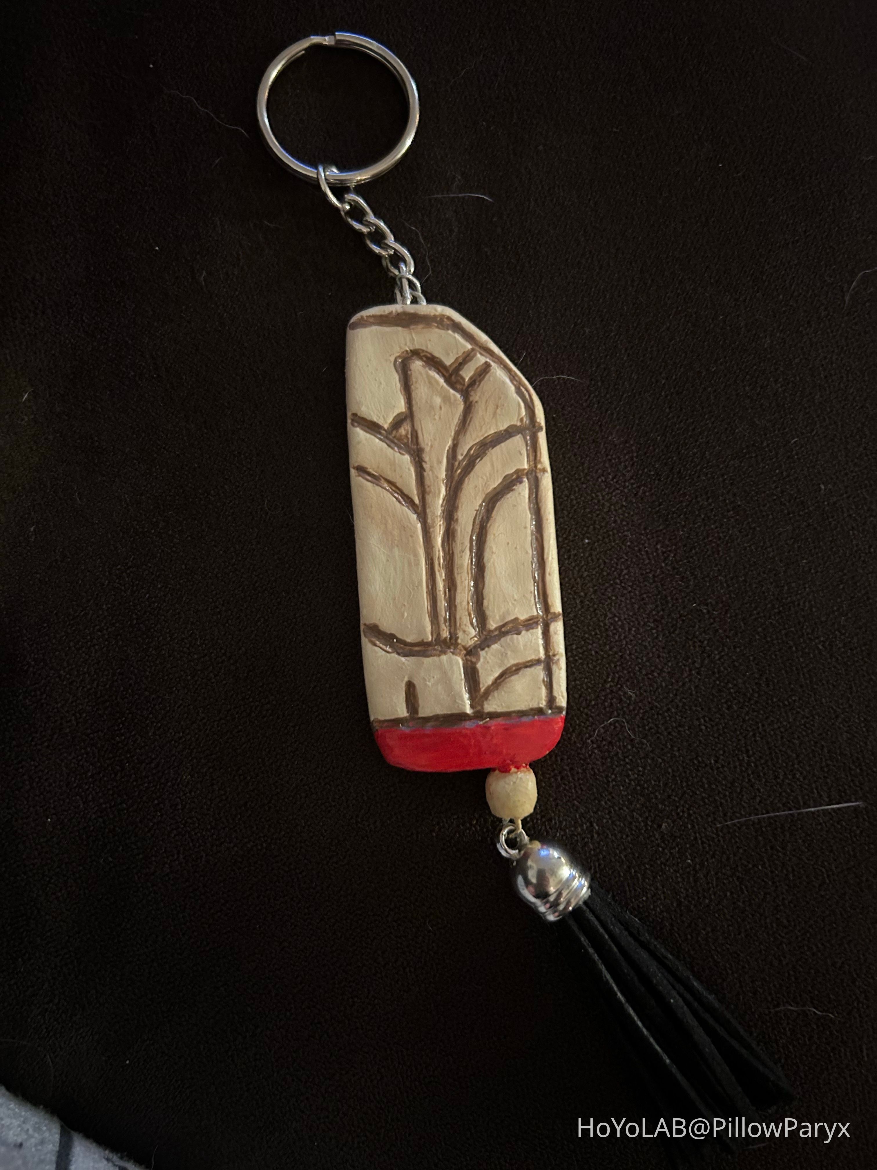 I made the Astral Express Ticket/Badge Thing as a Keychain Charm Honkai ...