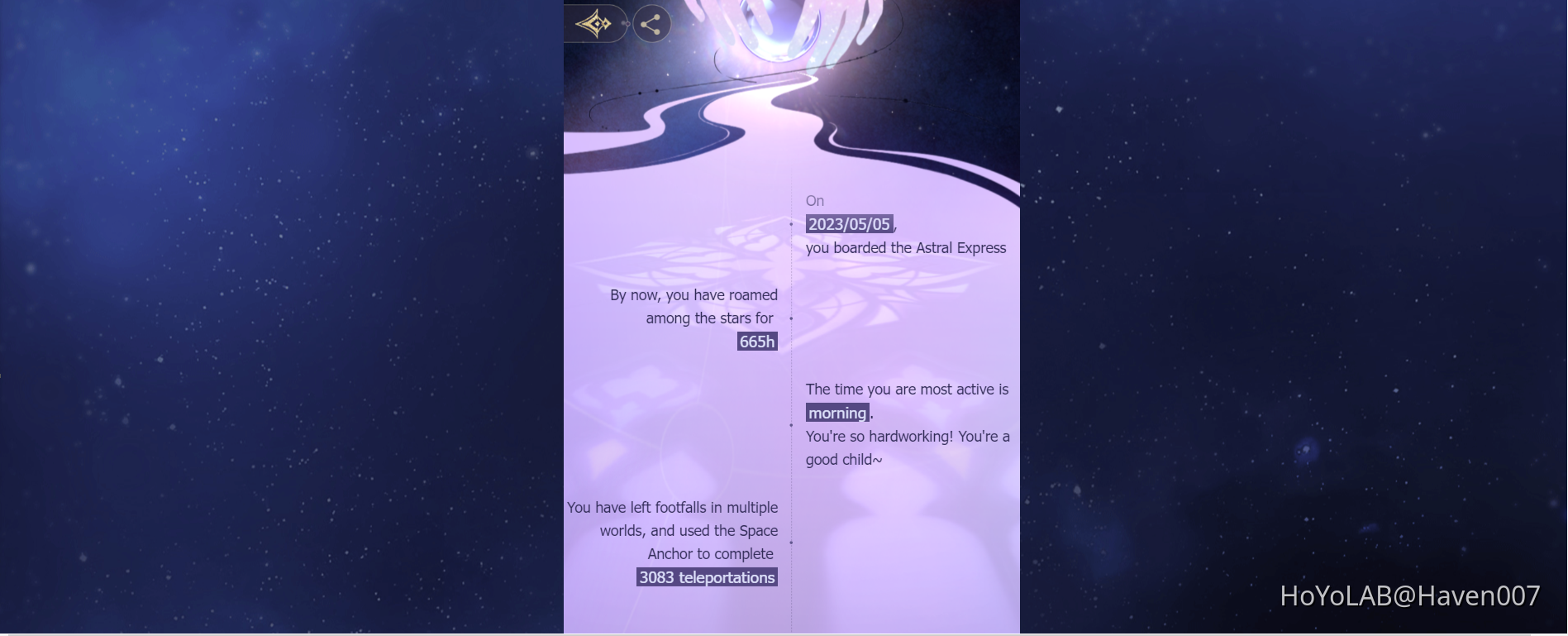 [Daily Sharing] Honkai: Star Rail | Fable of the Stars Web Event | Good, they know I'm actually ...