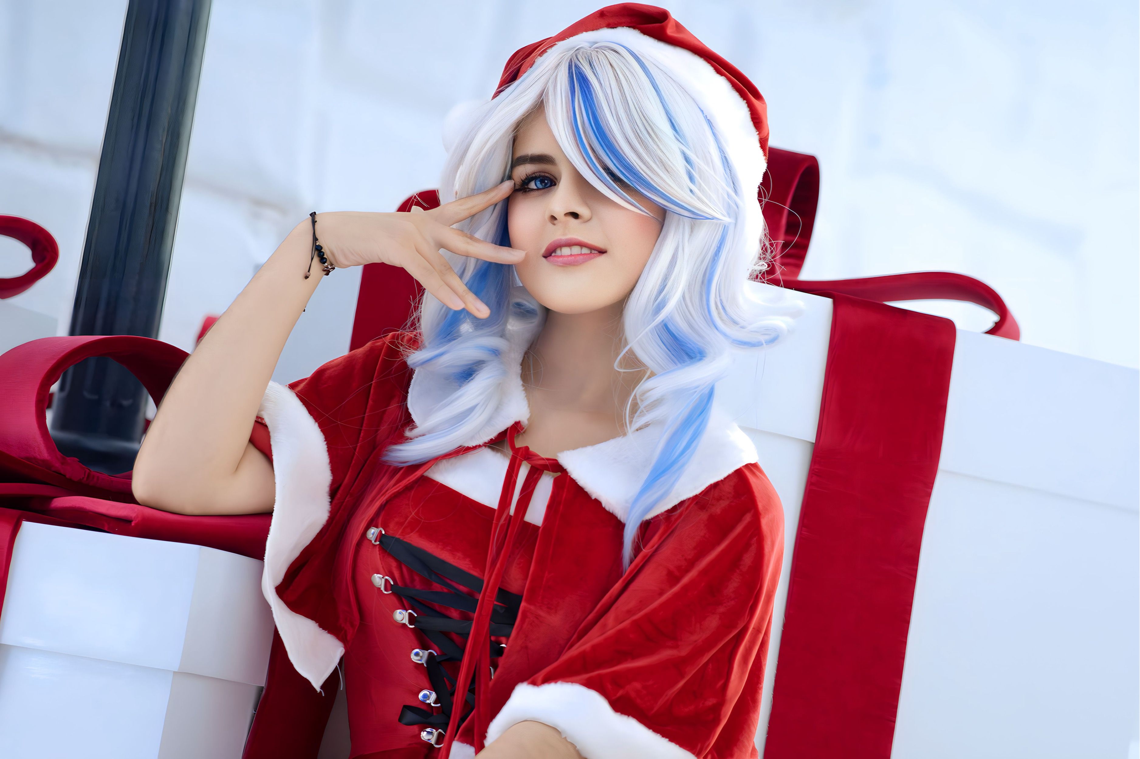 Feliz Navidad atrasado!🎄🩵 Genshin Impact | HoYoLAB